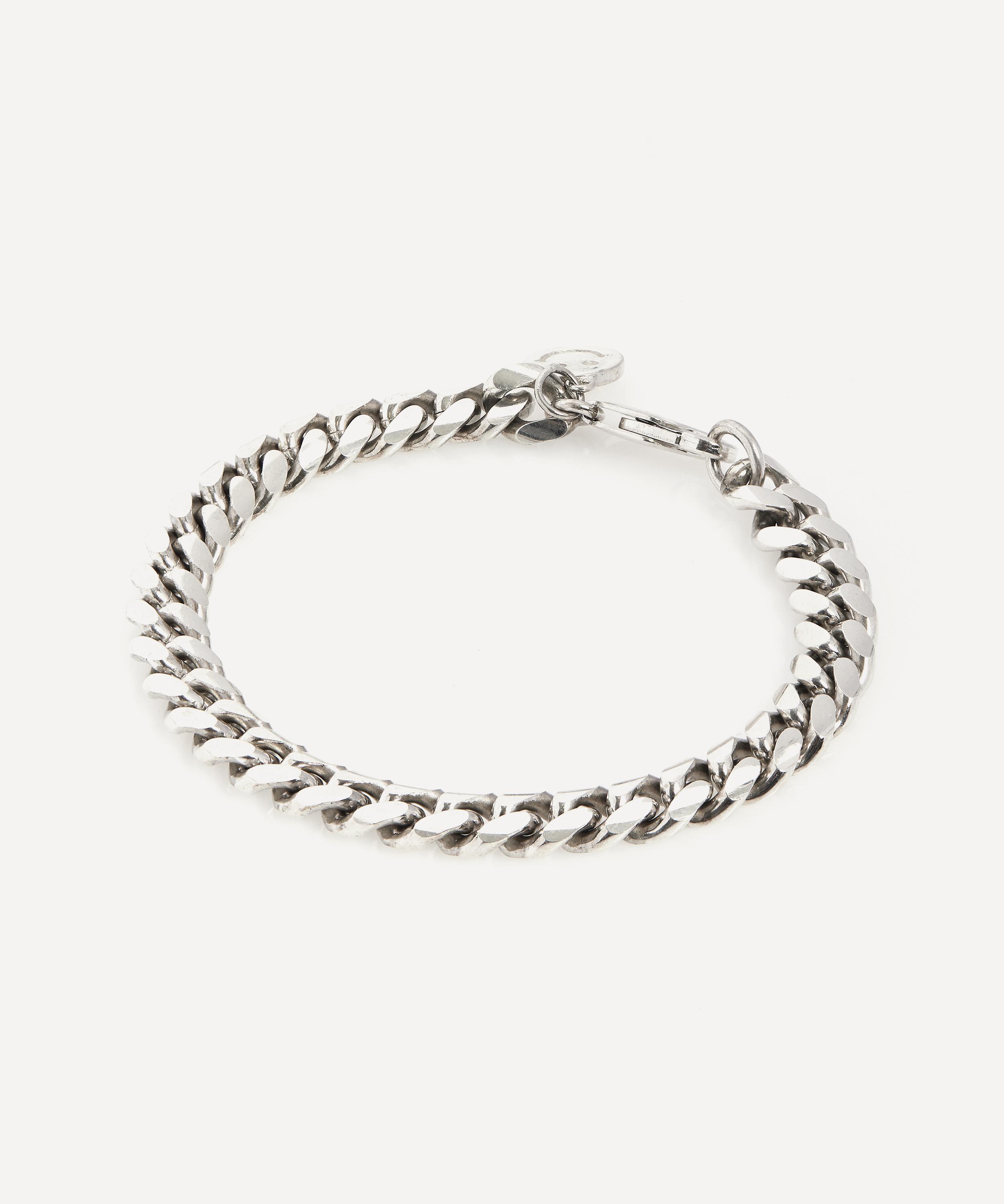 Johnny Hoxton Silver Smiley Chain Bracelet | Liberty