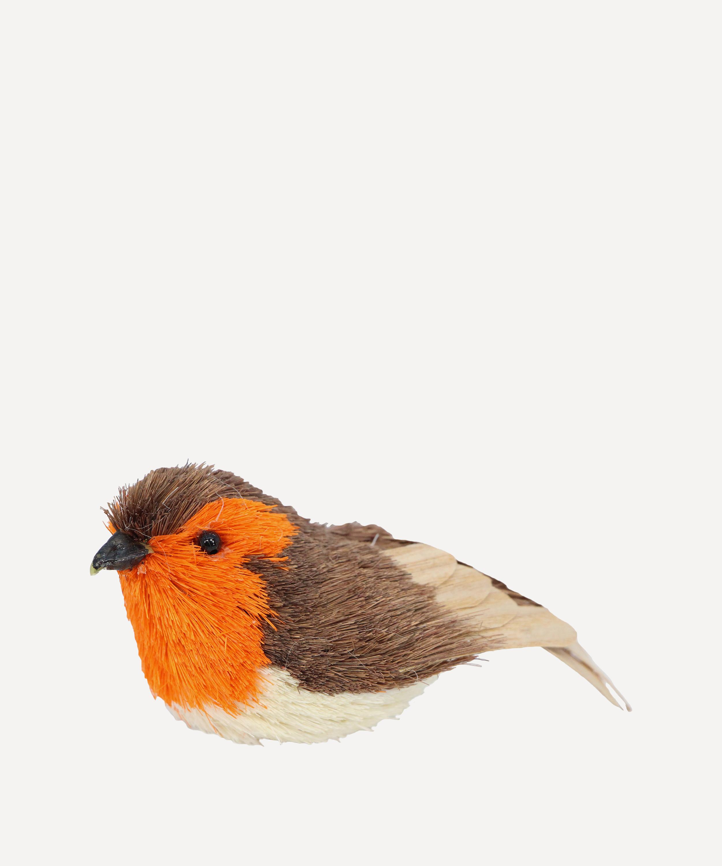 Christmas Bristle Red Robin Decoration | Liberty