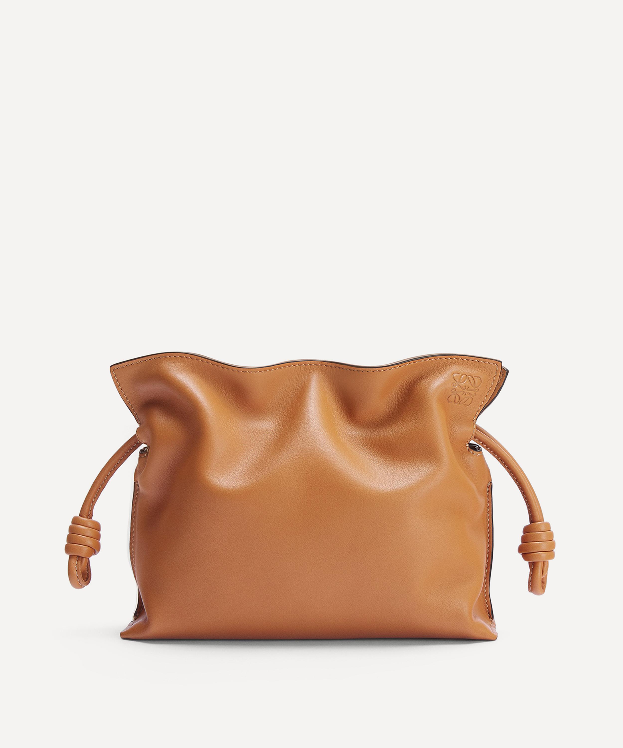 Loewe Mini Flamenco Leather Clutch Bag | Liberty