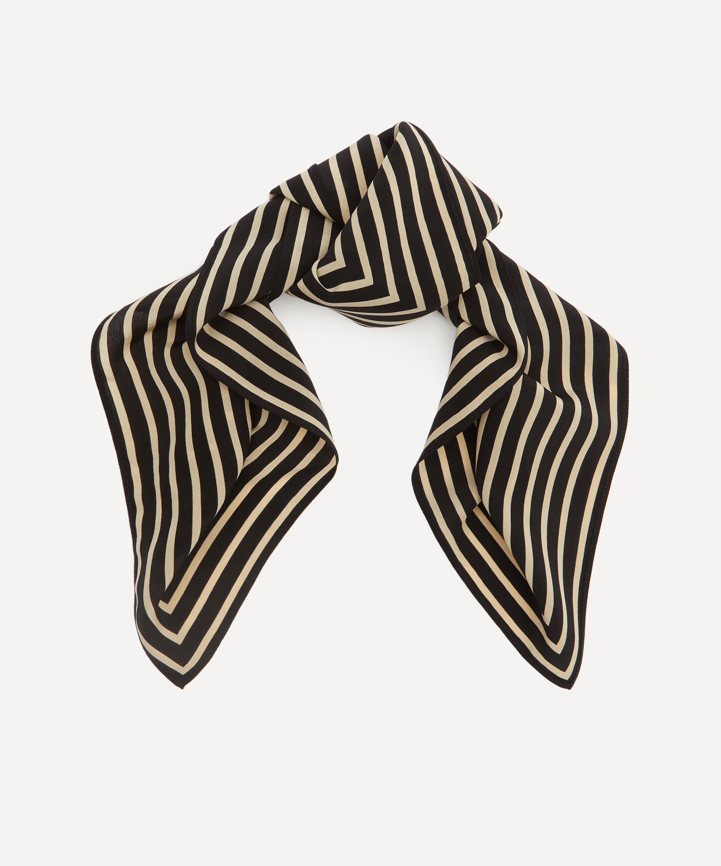 Toteme Signature Monogram Silk Scarf | Liberty