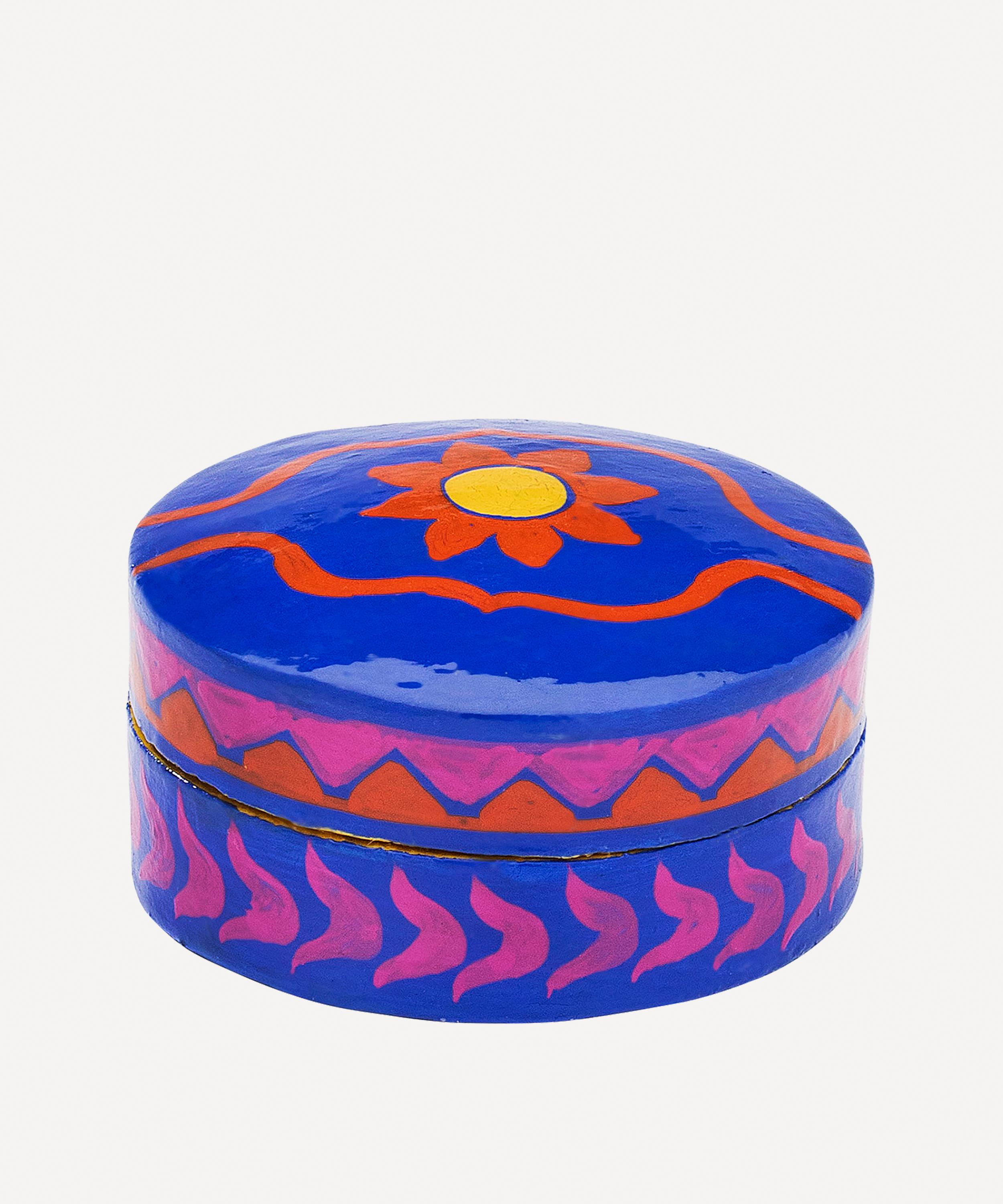 Anna + Nina Blue Daisy Jewellery Box | Liberty