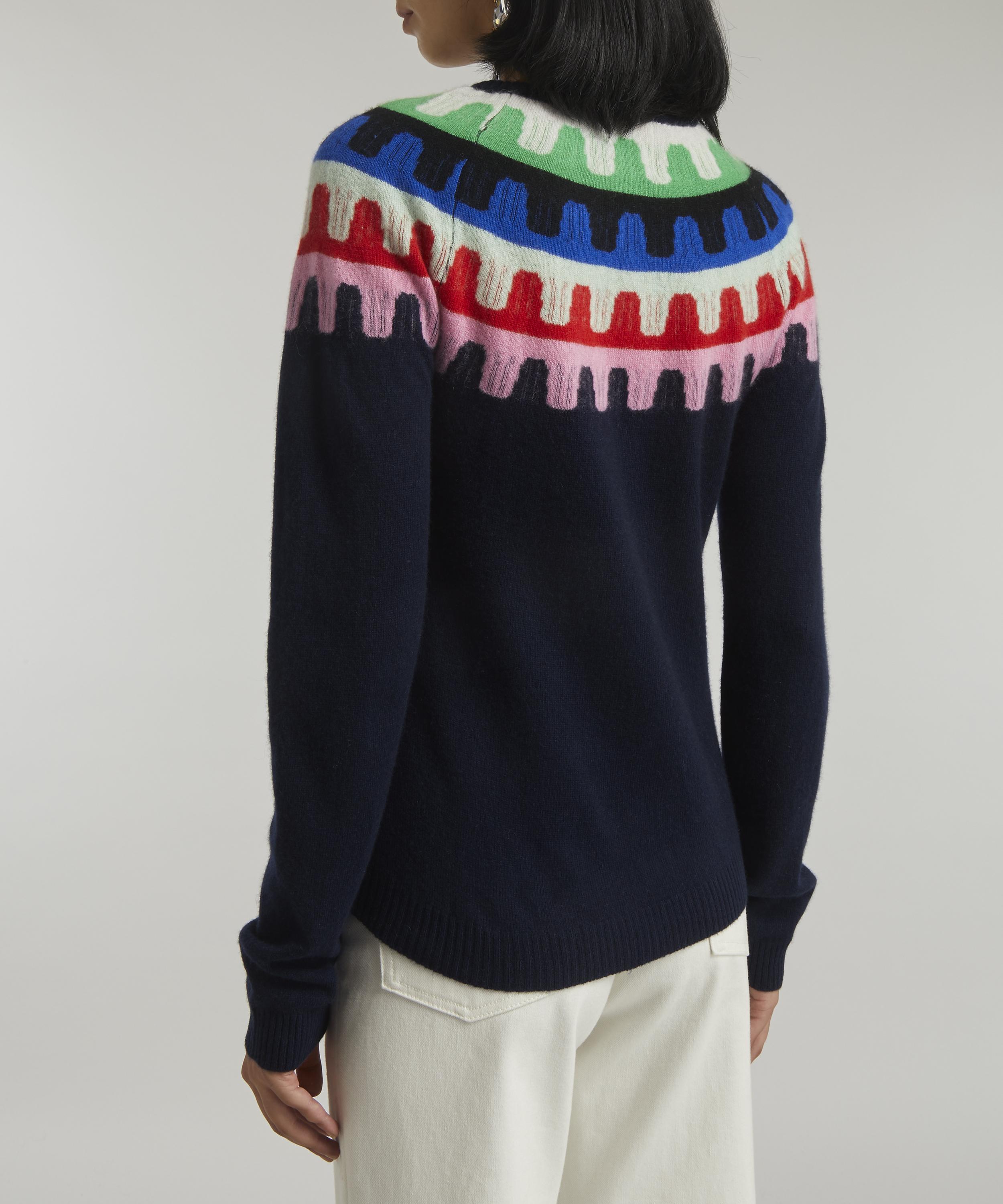 Jumper 1234 Rick-Rack Yoke Crew-Neck Cashmere Jumper | Liberty