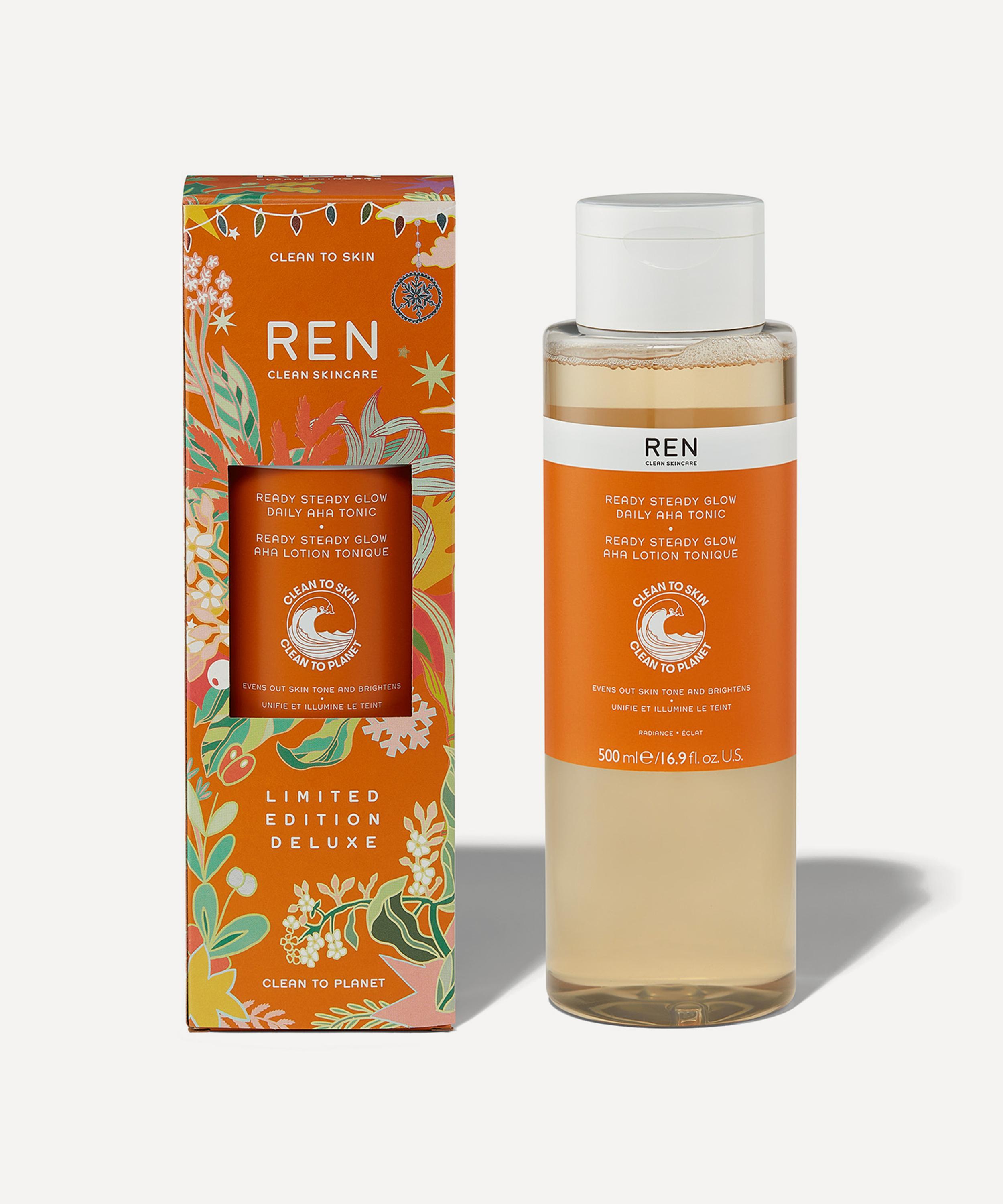 REN Clean Skincare Ready Steady Glow Daily AHA Tonic 500ml | Liberty