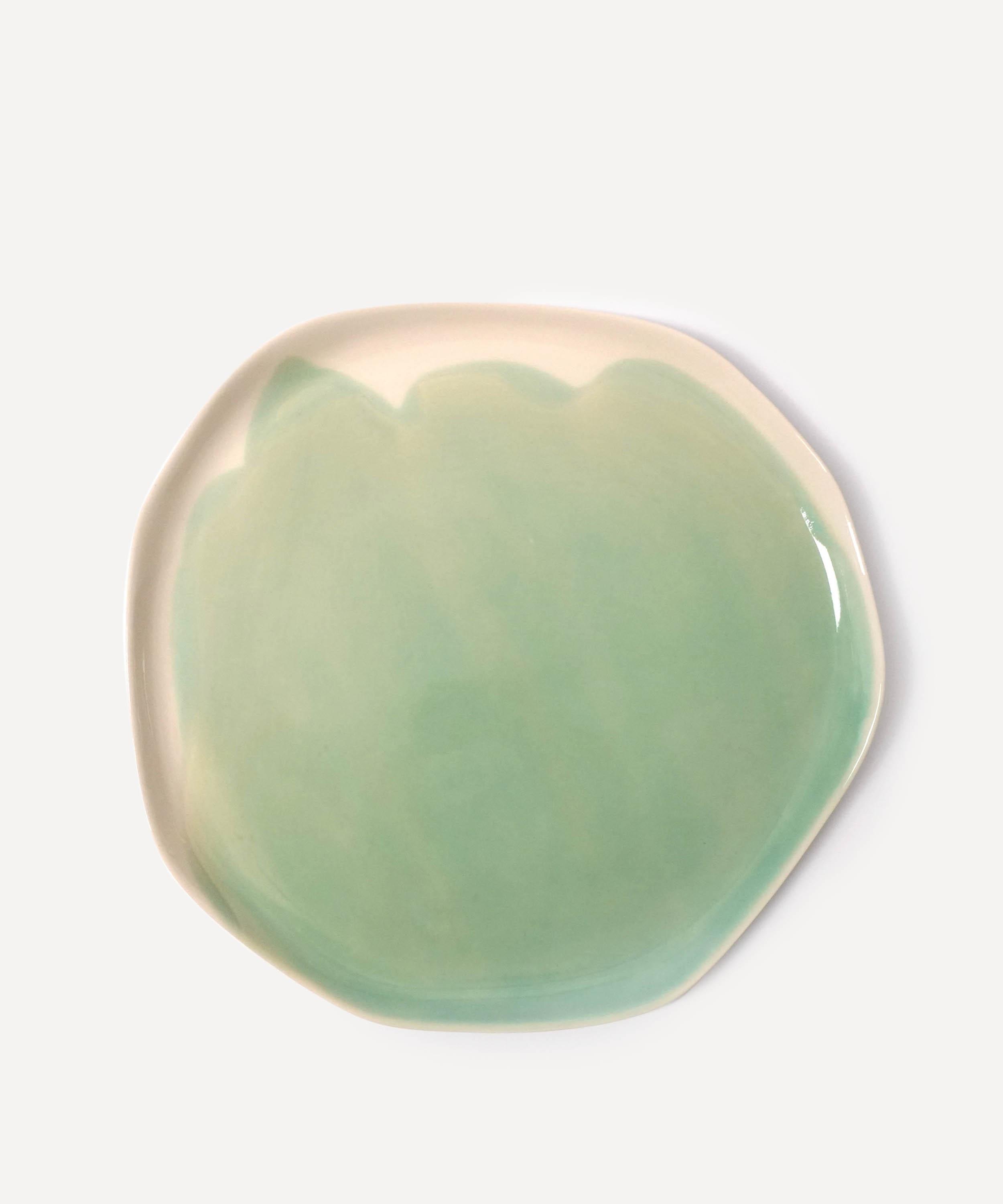 Pottery & Poetry Painted Porcelain Dinner Plate | Liberty