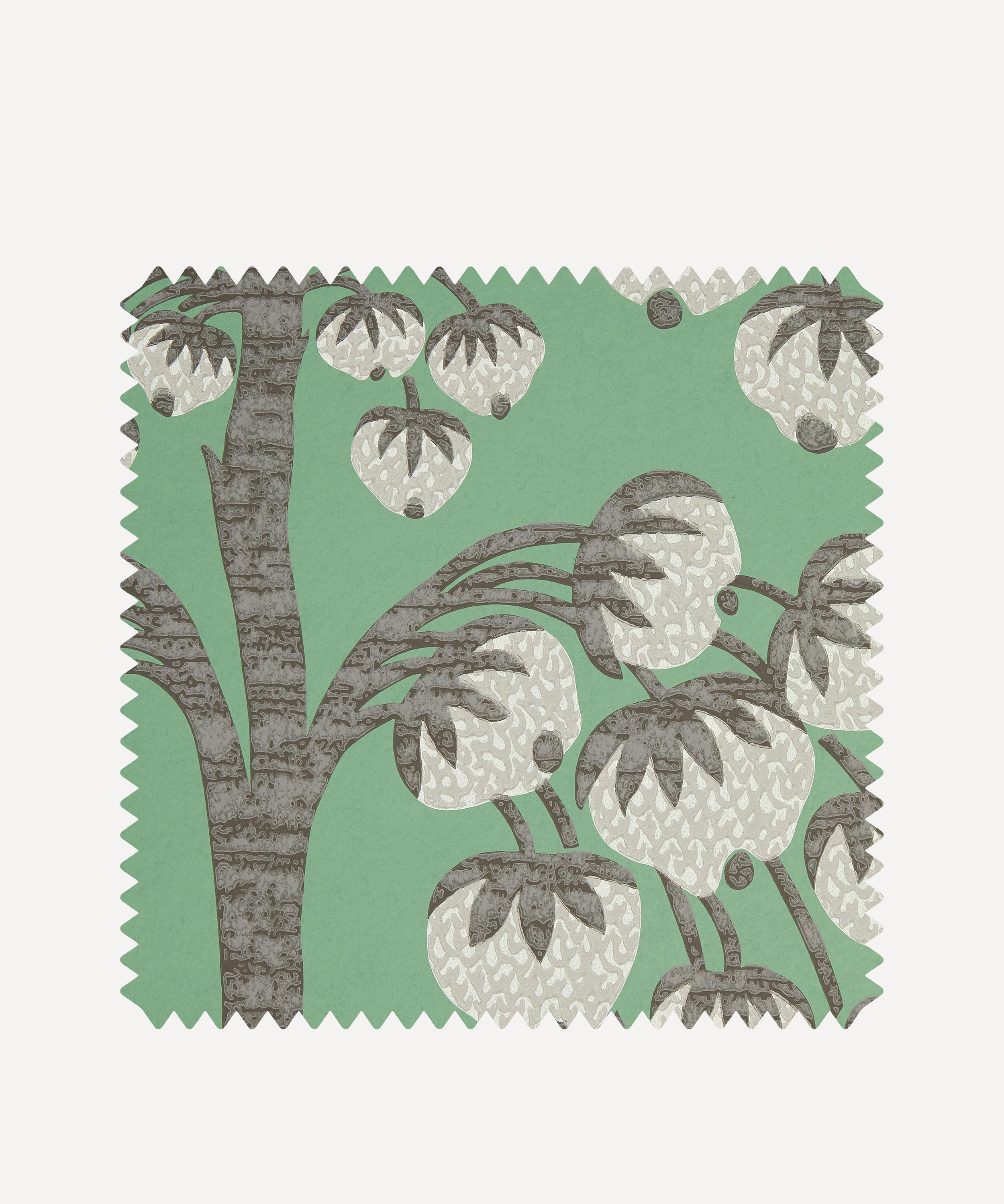 Liberty Interiors Wallpaper Swatch – Berry Tree in Jade | Liberty