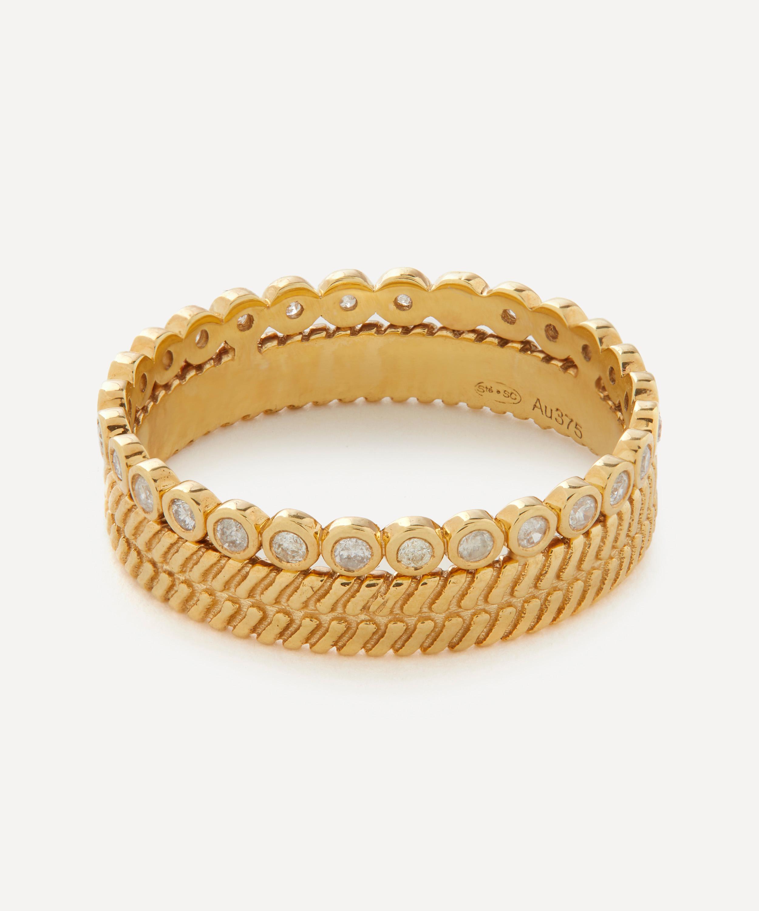 Pascale Monvoisin 9ct Gold Jil No 2 Band Ring | Liberty