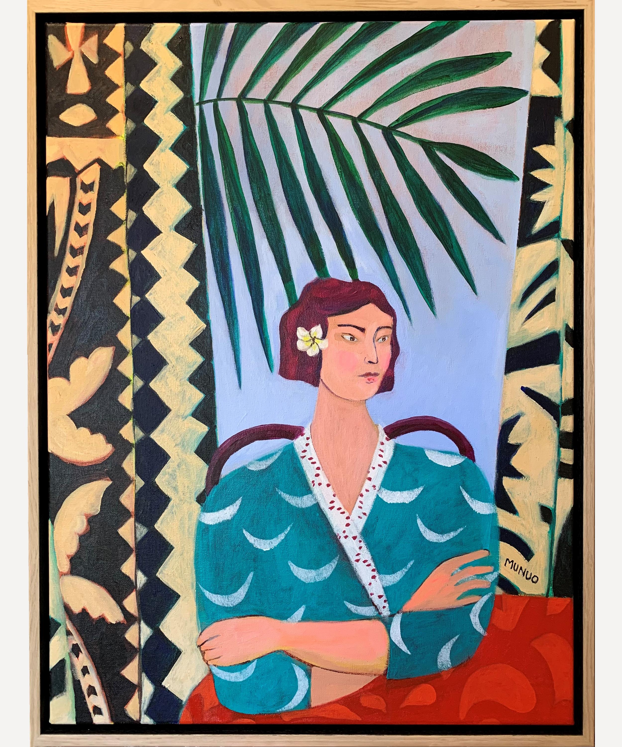 Naomi Munuo The Debrief Original Framed Artwork | Liberty