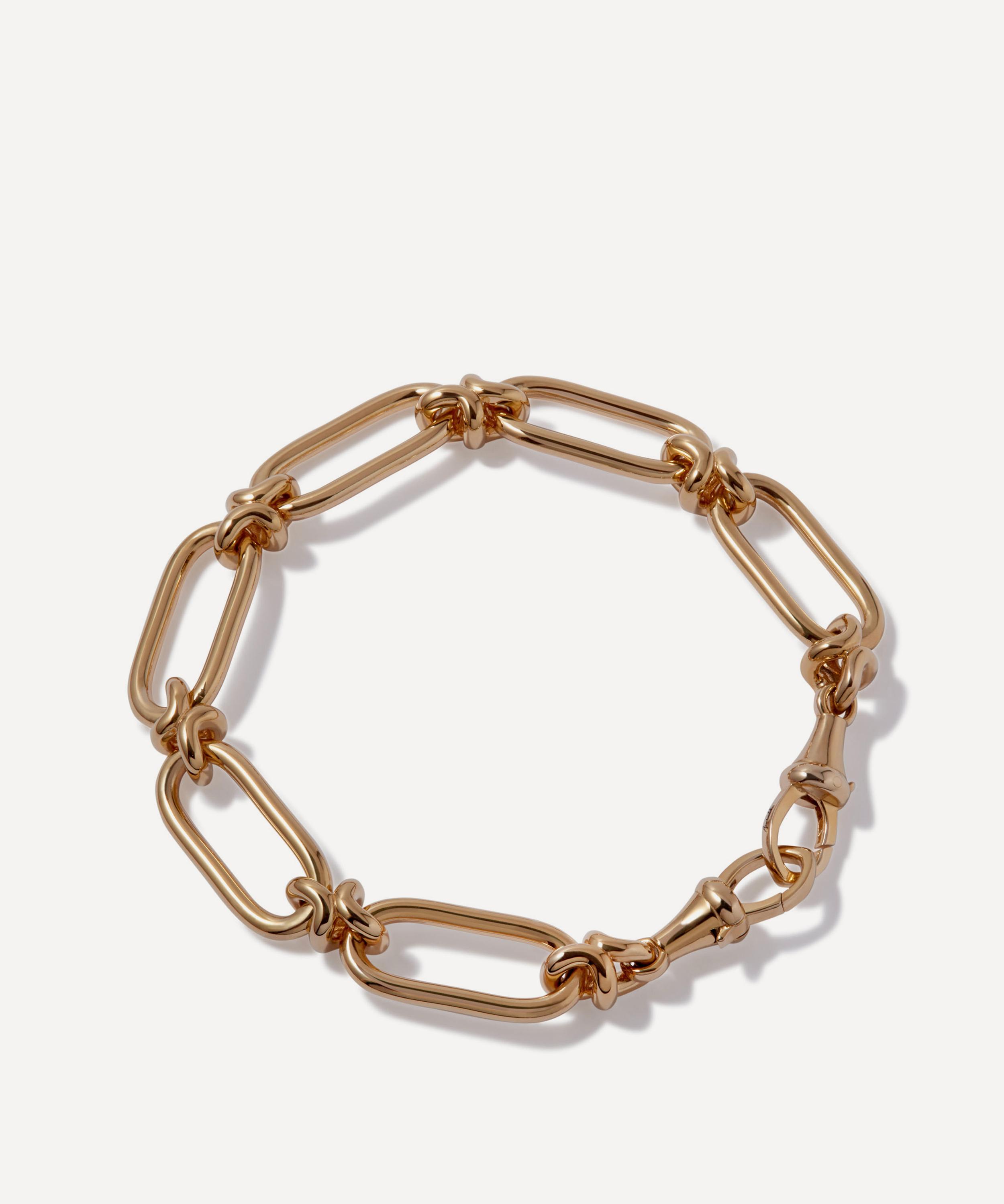 Annoushka 14ct Gold Knuckle Heavy Link Chain Bracelet | Liberty