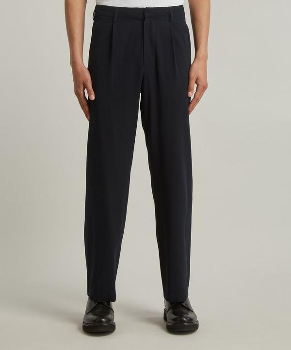 Auralee Hard Twist Cotton Silk Viyella Slacks | Liberty Auralee Hard Twist Cotton Silk Viyella Slacks | Liberty