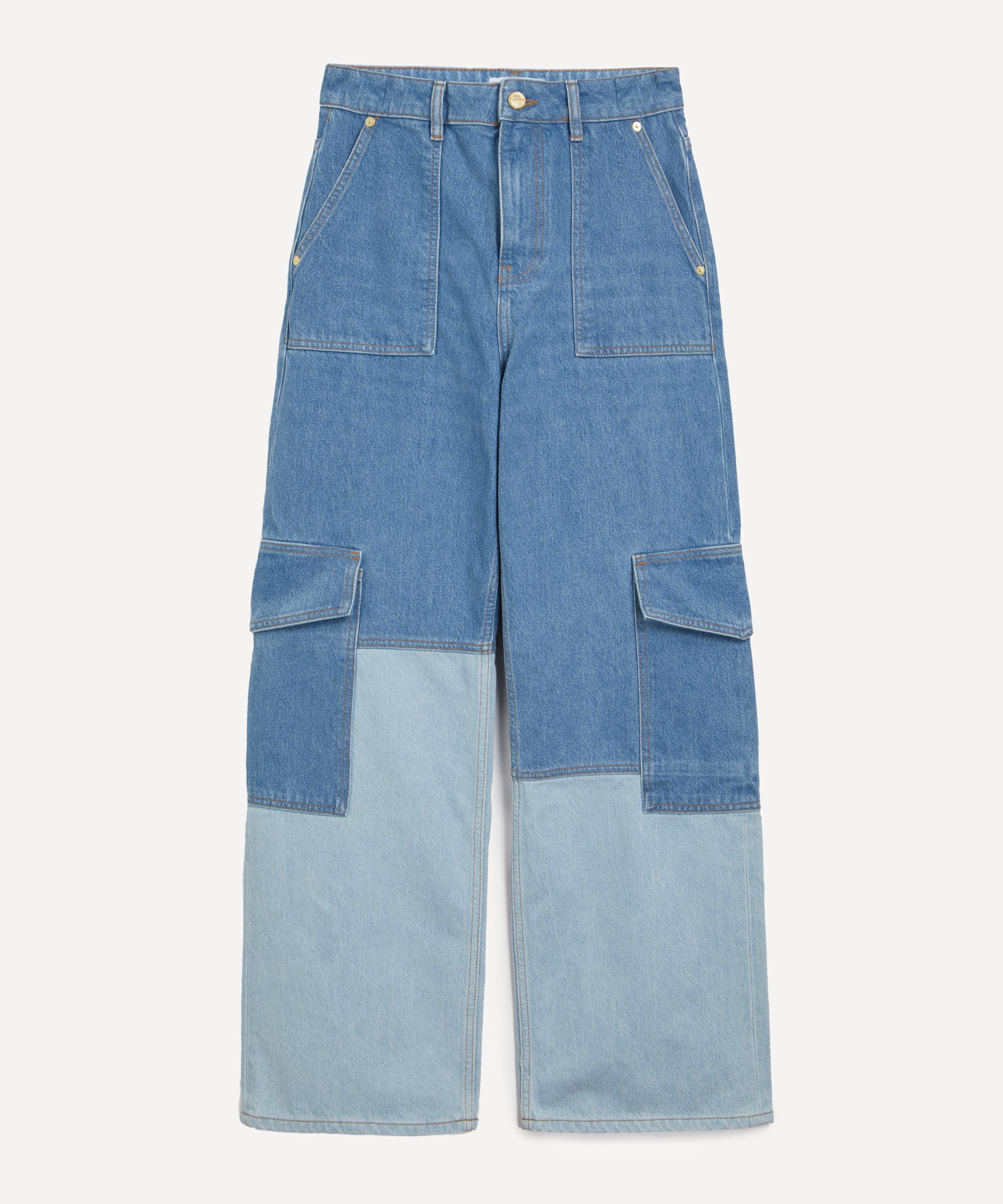 Ganni Mixed Denim Angi Jeans | Liberty