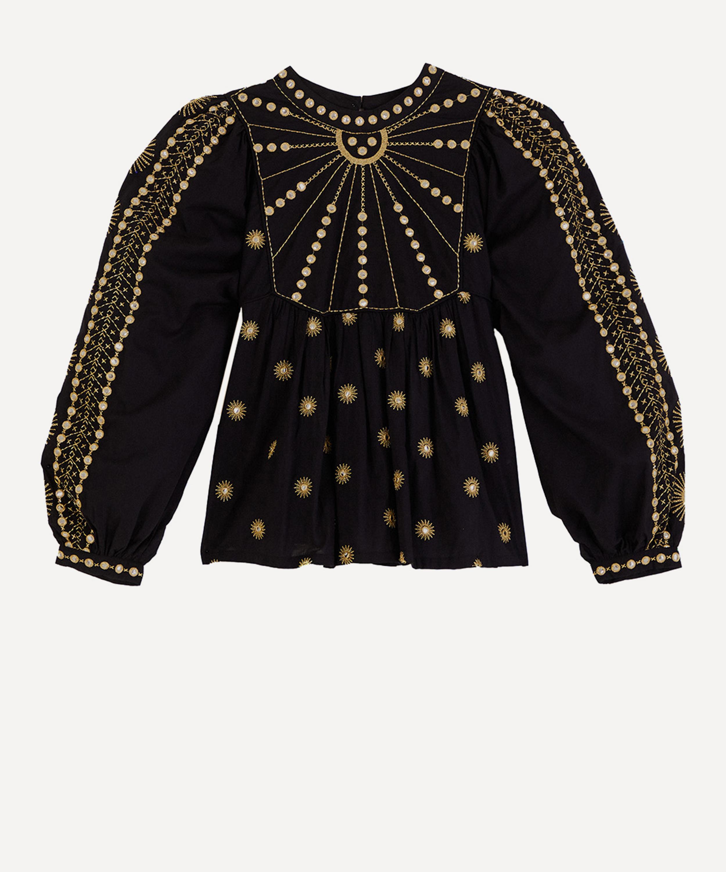 FARM Rio Sun-Embroidered Blouse | Liberty