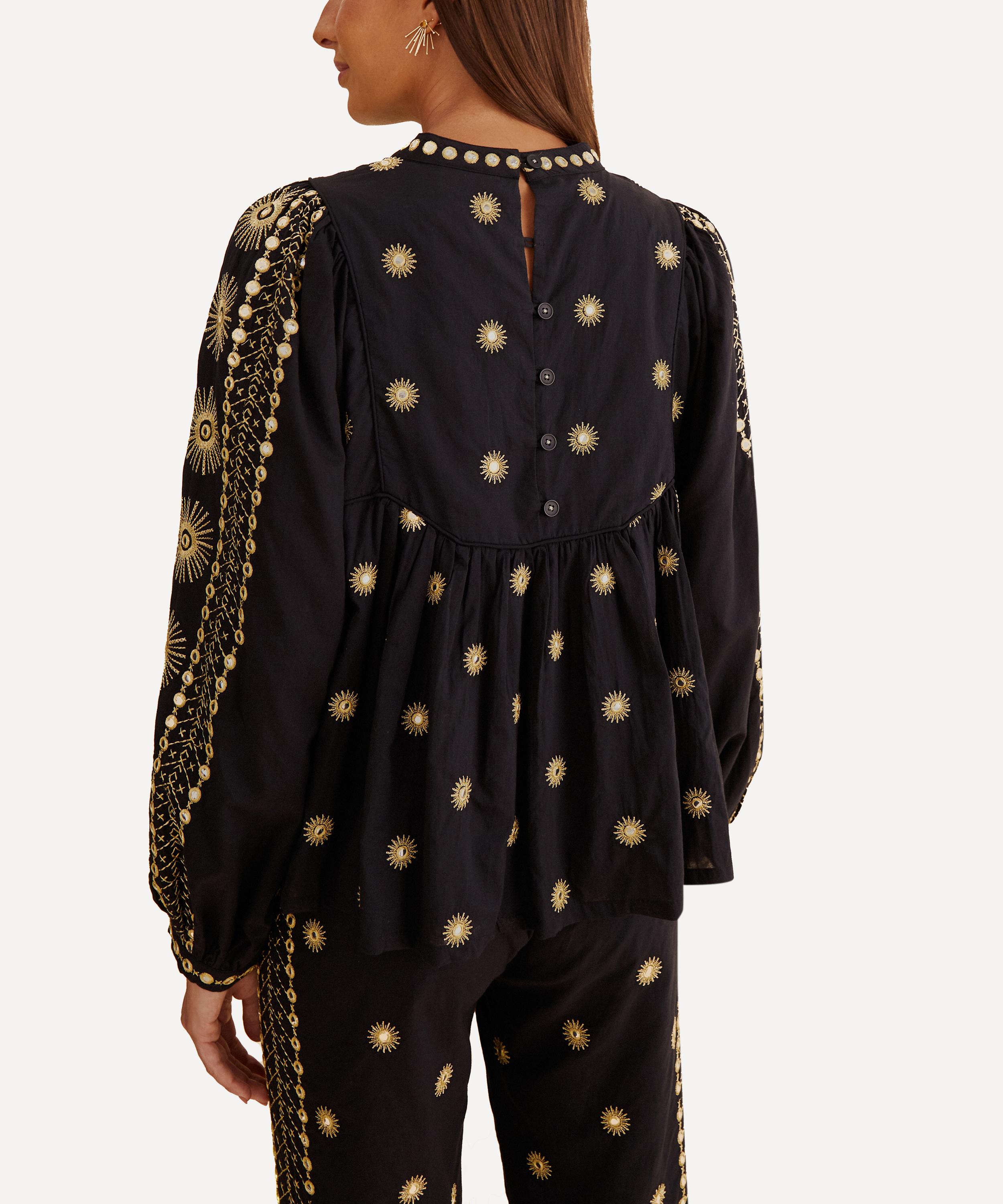 FARM Rio Sun-Embroidered Blouse | Liberty