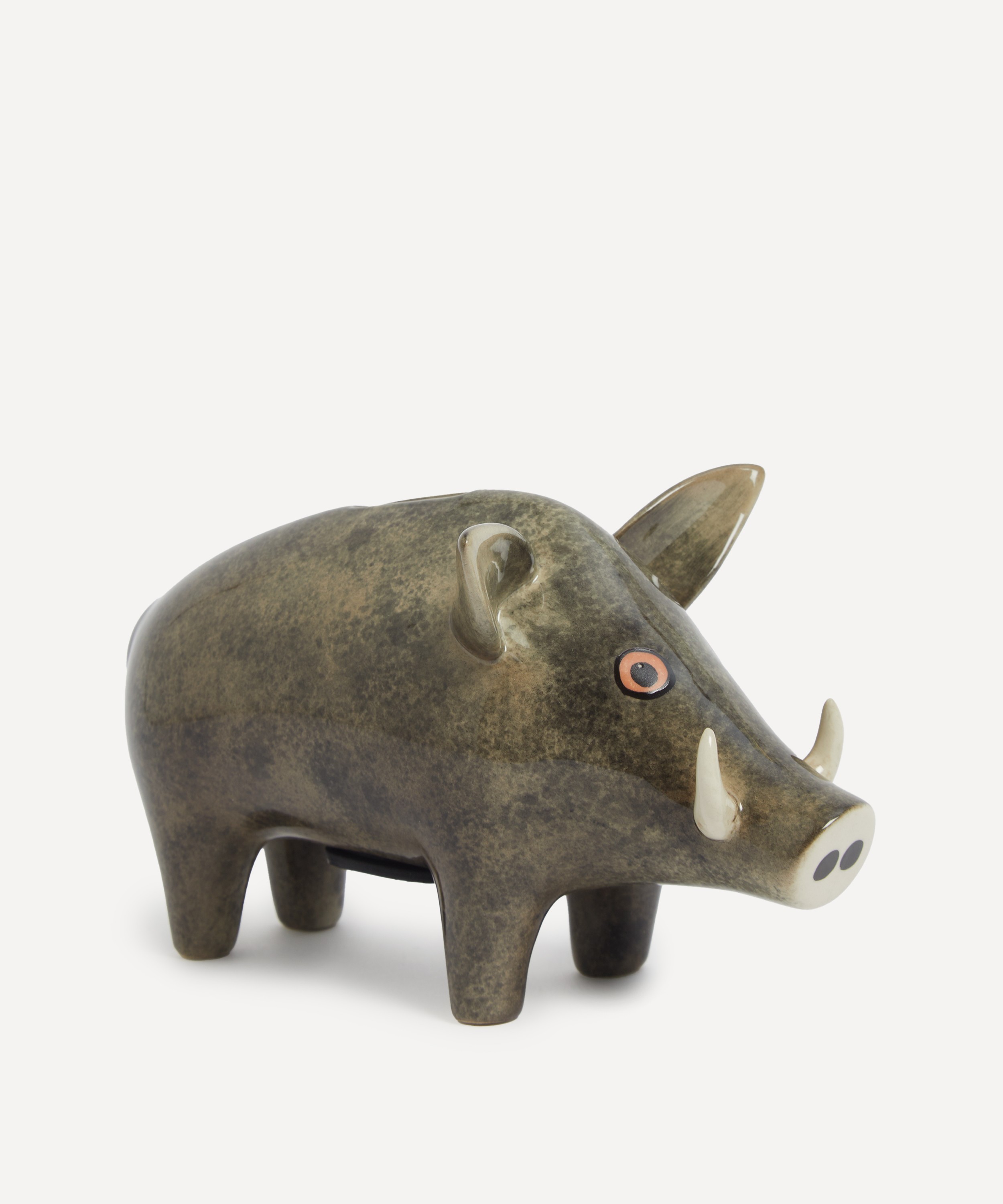 Hannah Turner Ceramic Wild Boar Money Box | Liberty