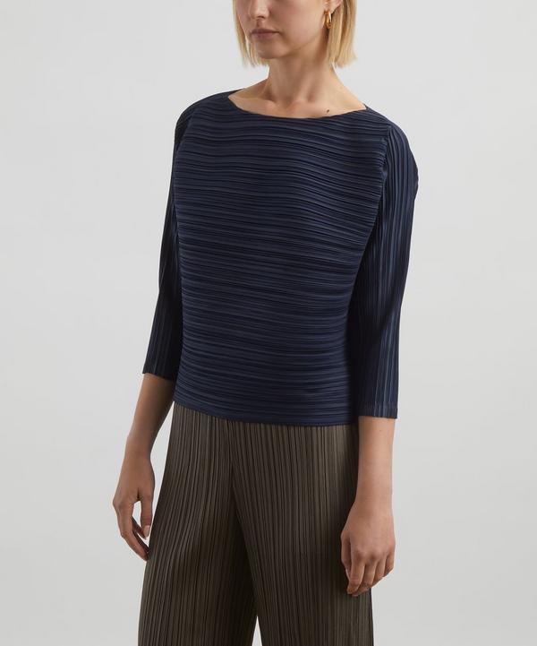 Pleats Please Issey Miyake SHEER BOUNCE Pleated Top | Liberty Pleats Please Issey Miyake SHEER BOUNCE Pleated Top | Liberty