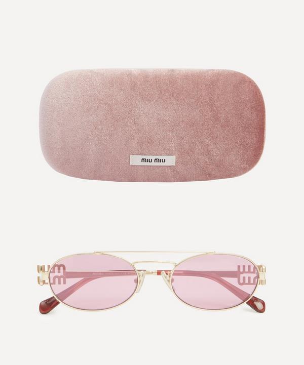 Miu Miu Oval Sunglasses | Liberty Miu Miu Oval Sunglasses | Liberty