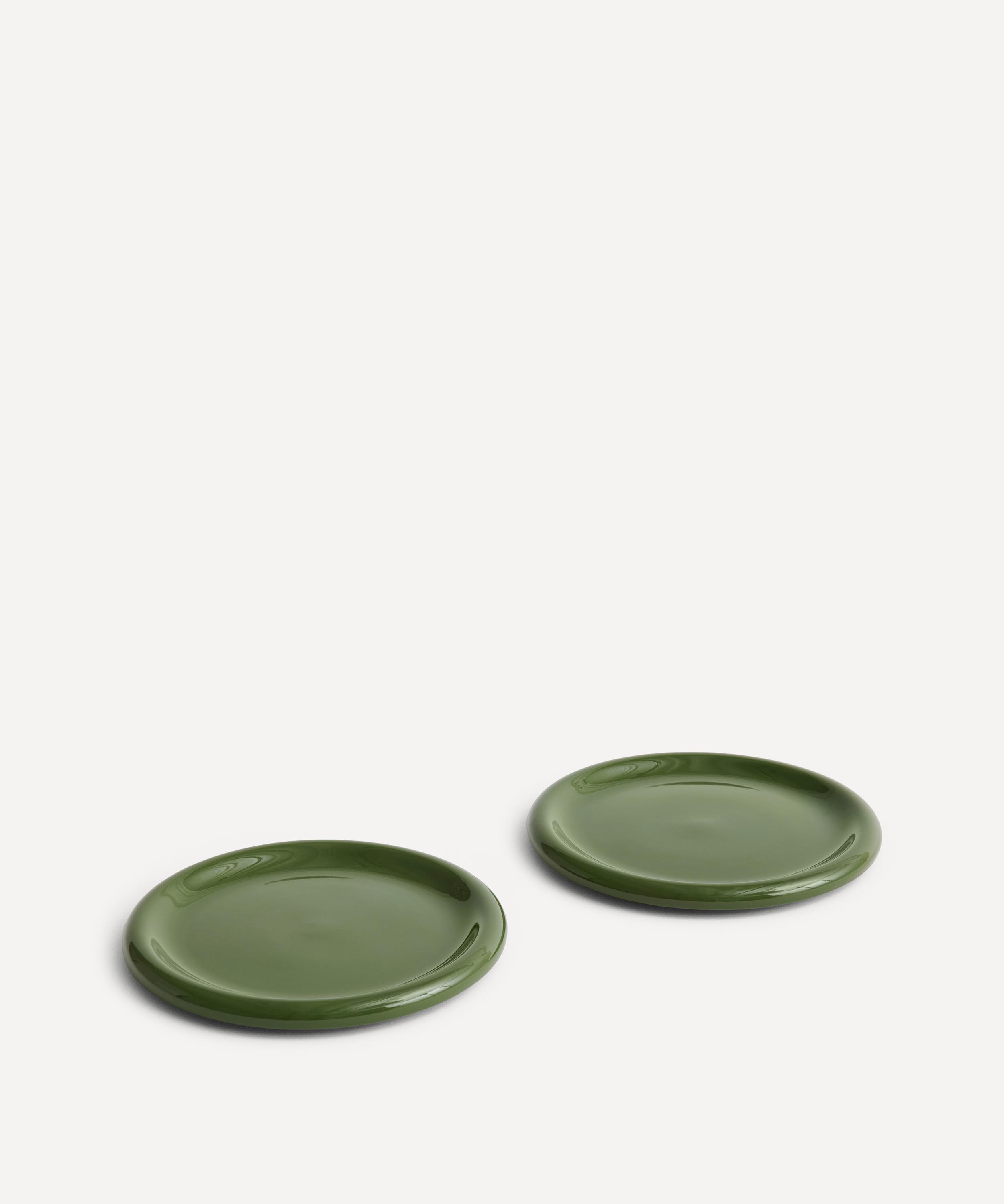 Hay Green Barro Small Plate Set of 2 | Liberty