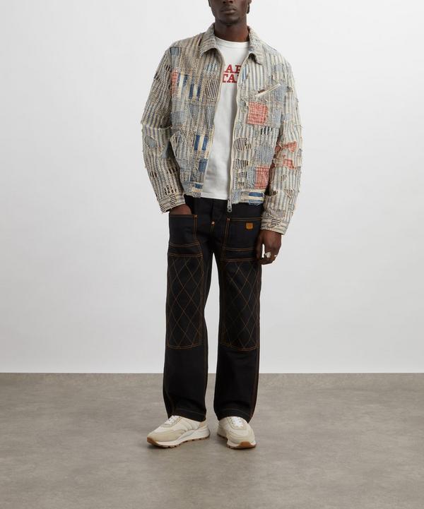 Kapital Liberty Distressed Embroidered Blouson Jacket | Liberty Kapital Liberty Distressed Embroidered Blouson Jacket | Liberty