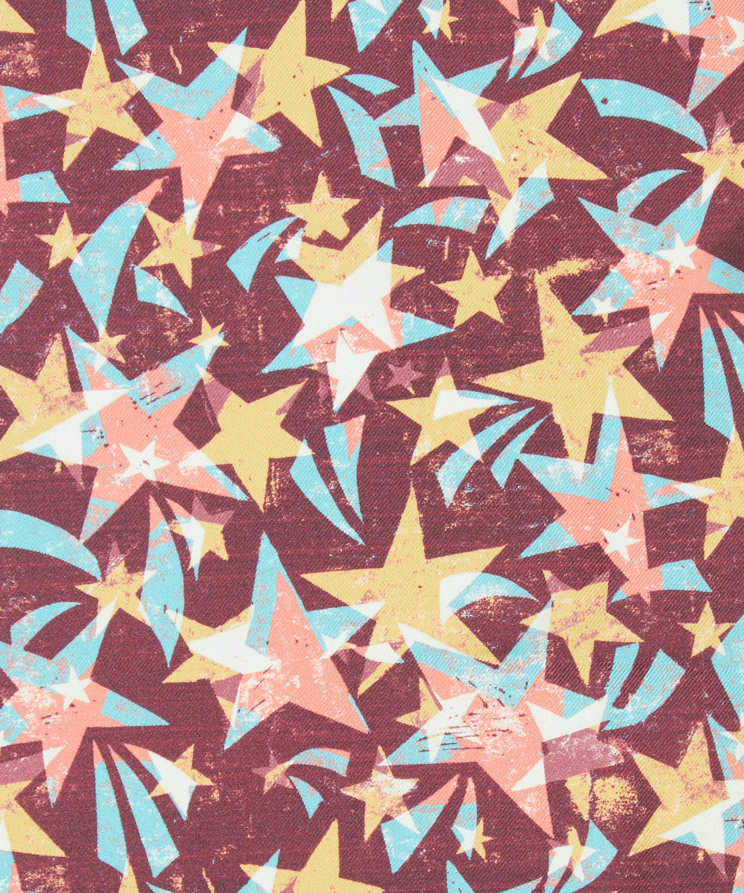 Liberty Fabrics Tudor Star Silk Satin | Liberty