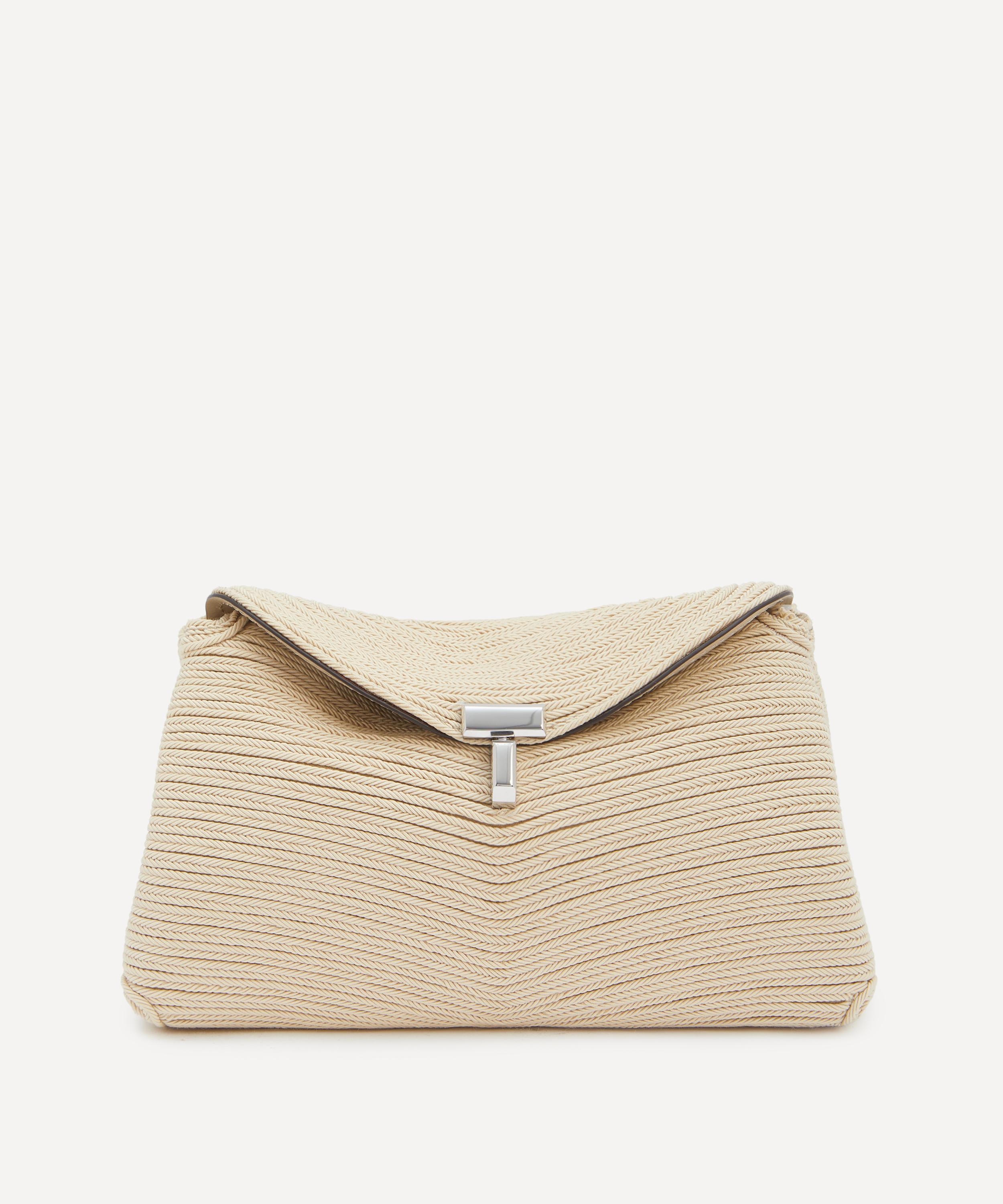 Toteme Mini T-Lock Rope Clutch Bag | Liberty