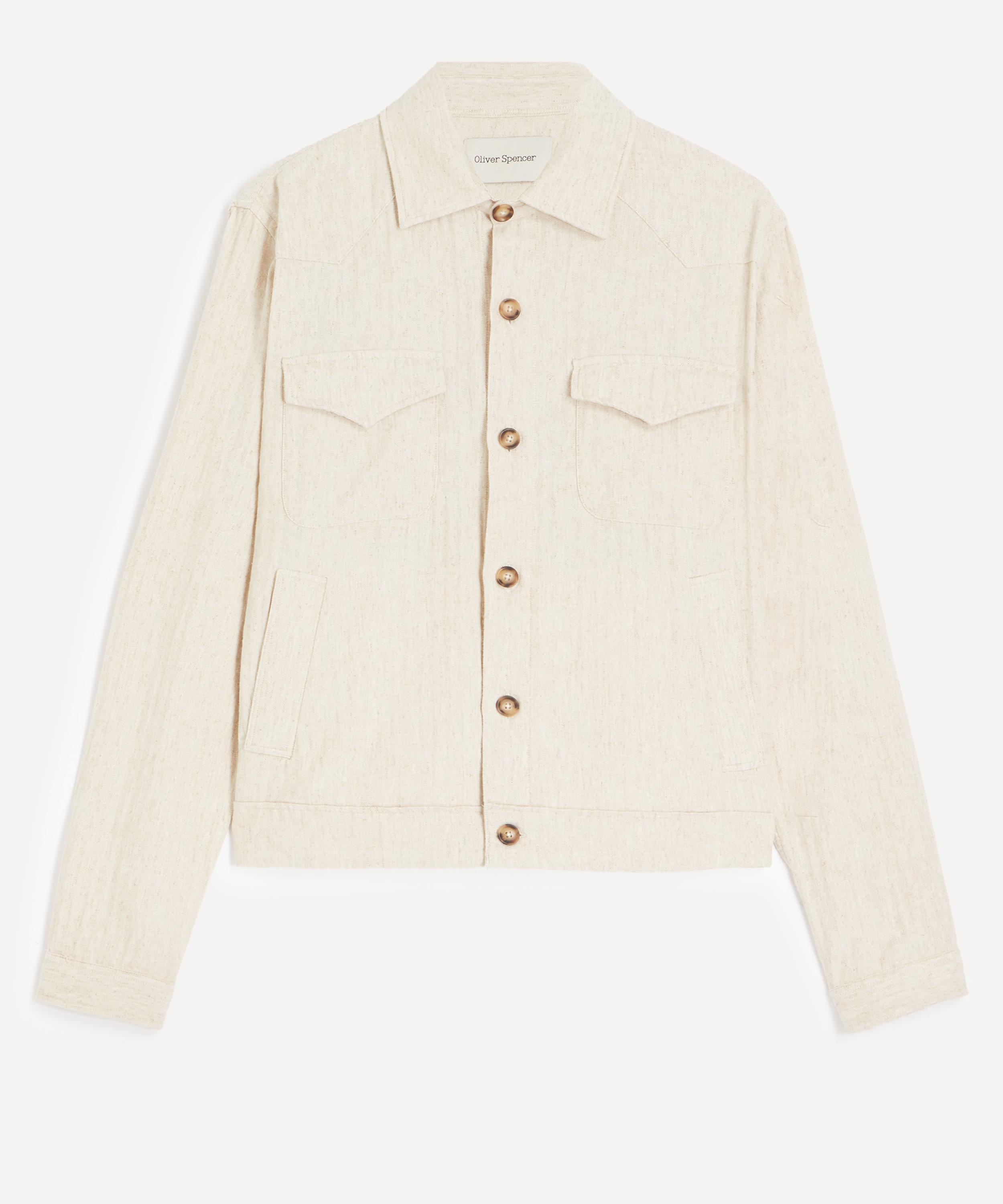 Oliver Spencer Witley Cotton-Linen Trucker Jacket | Liberty