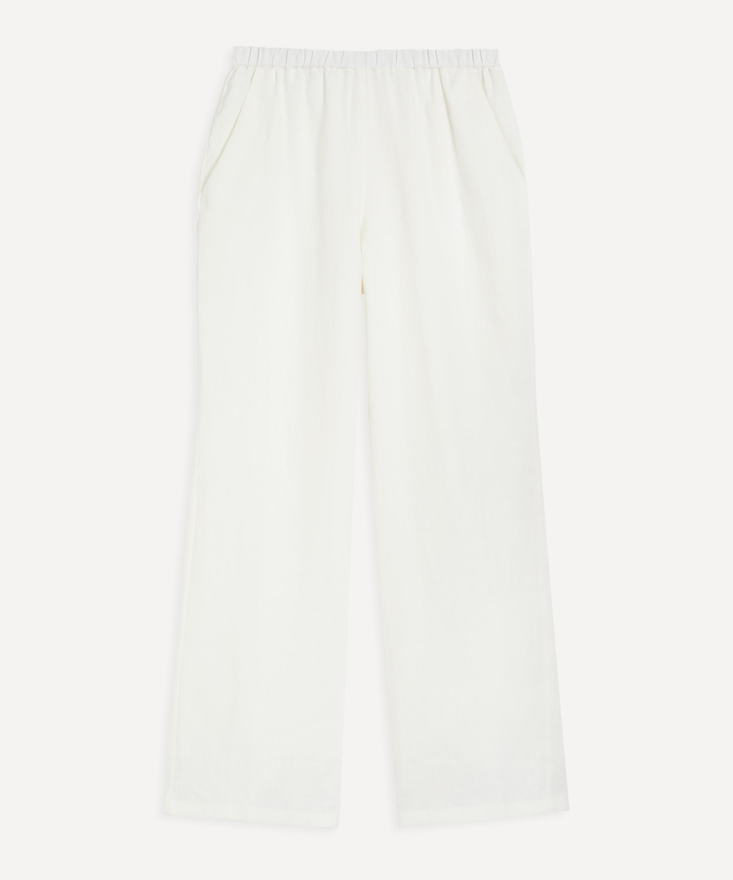 FAITHFULL Capriola White Linen Trousers | Liberty