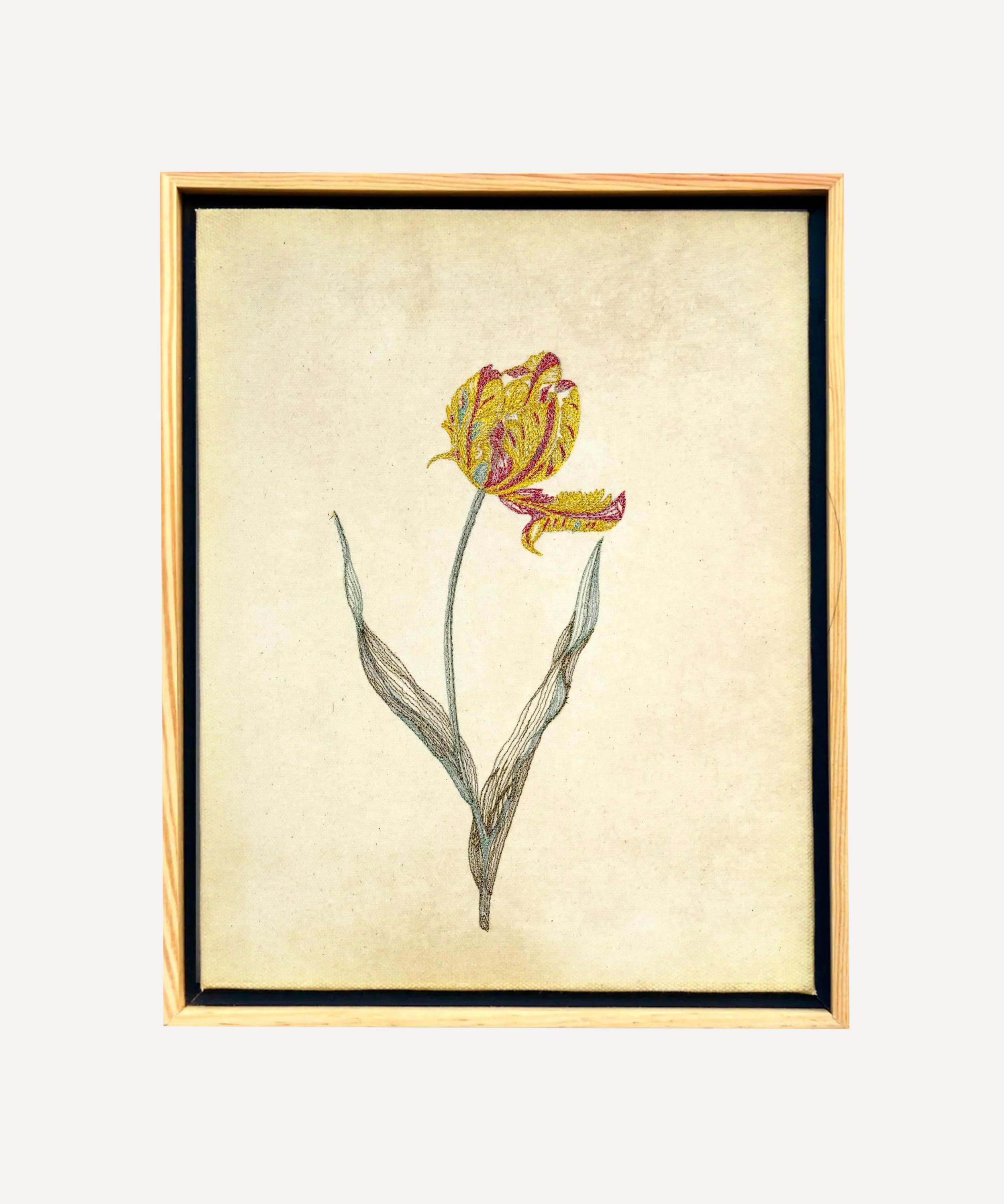 Trovelore Garden Tulip Embroidered Thread Art | Liberty