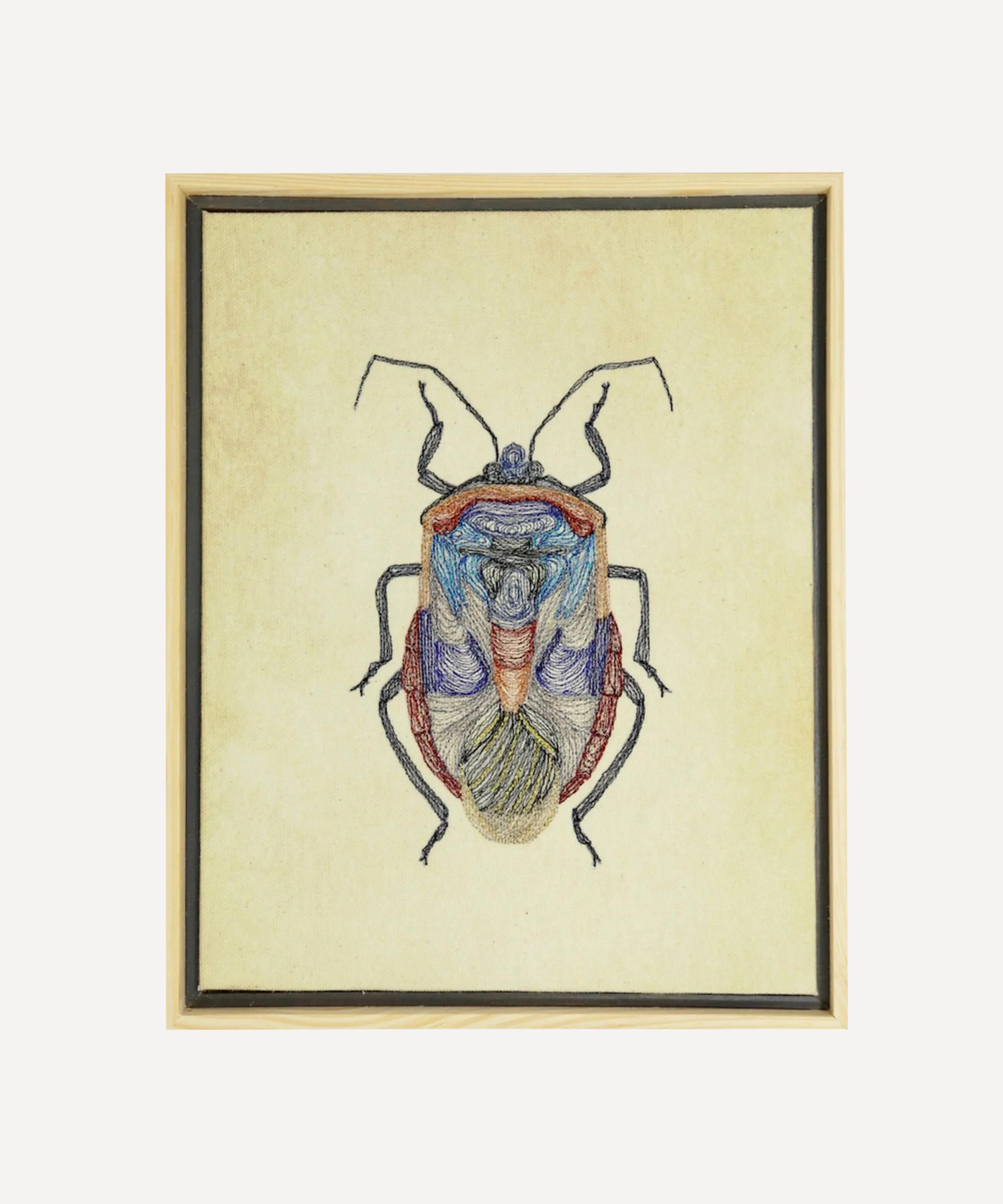 Trovelore Man Face Bug Embroidered Thread Art | Liberty