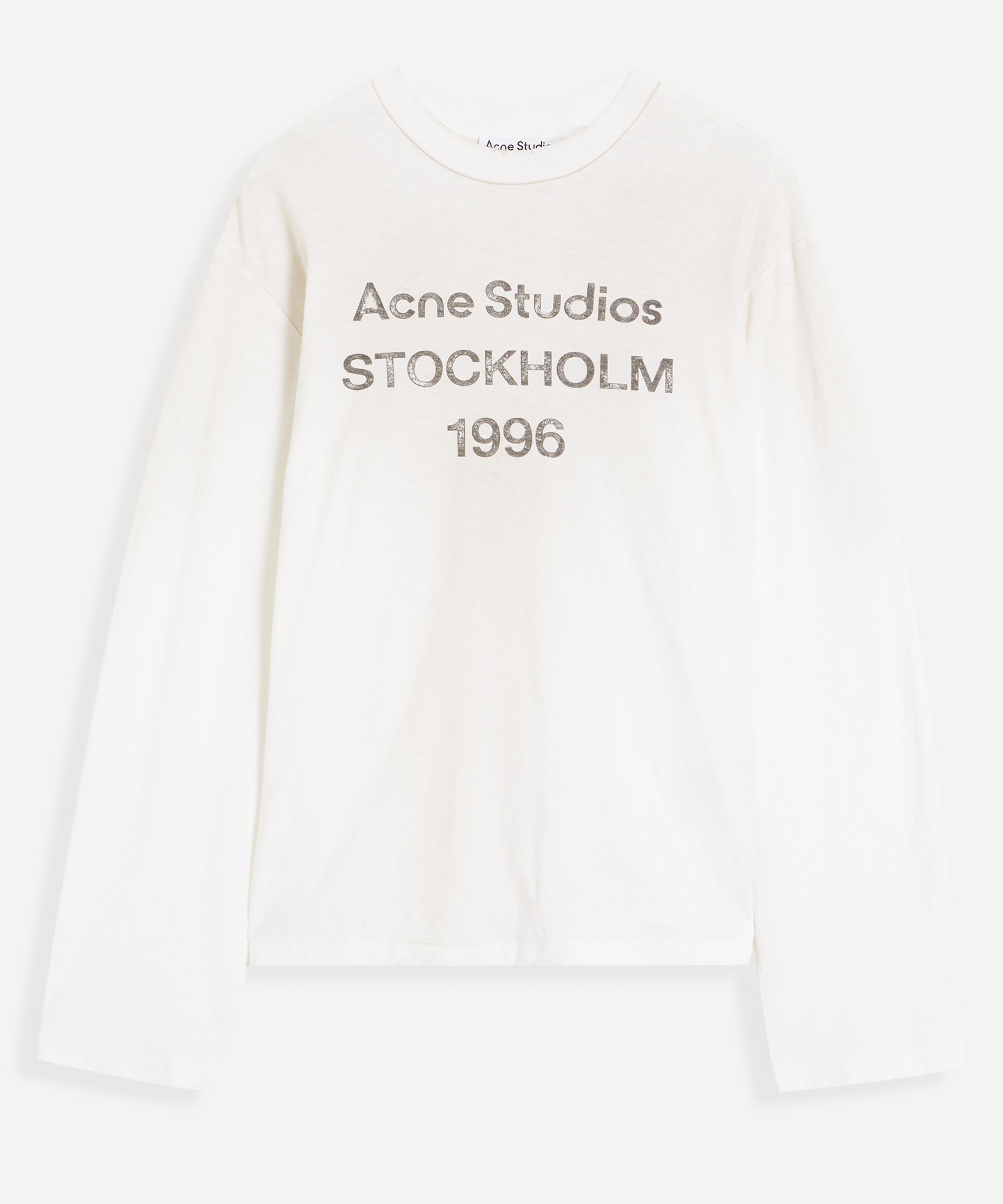 Acne Studios Sprayed Logo Long-Sleeve T-Shirt | Liberty
