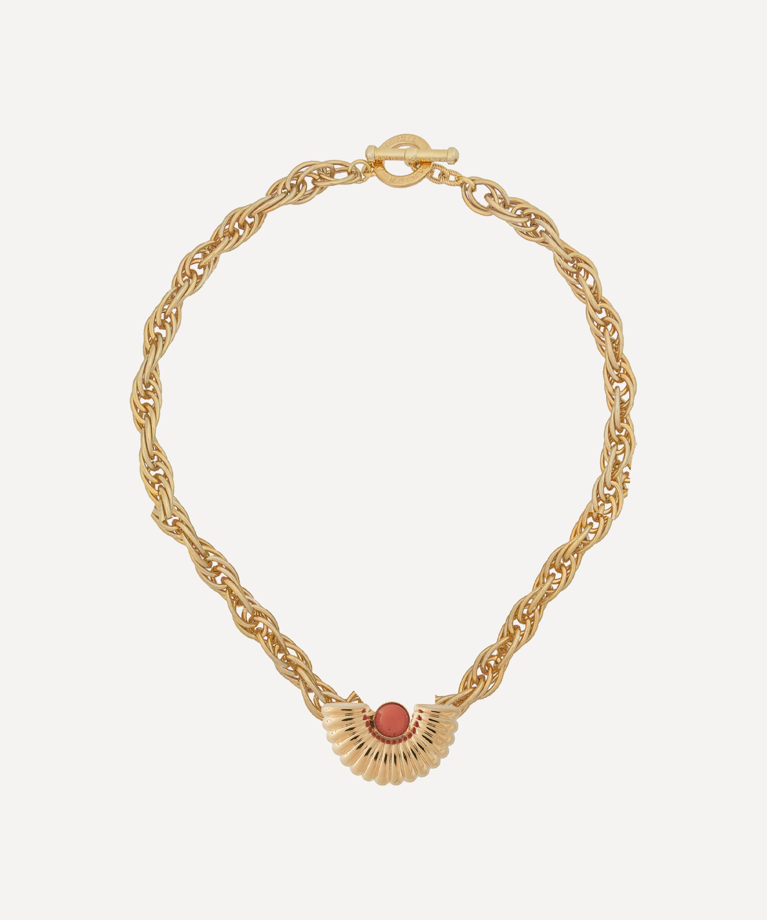 Anton Heunis Gold-Plated Short Chain with Arch Gadrooned Necklace | Liberty