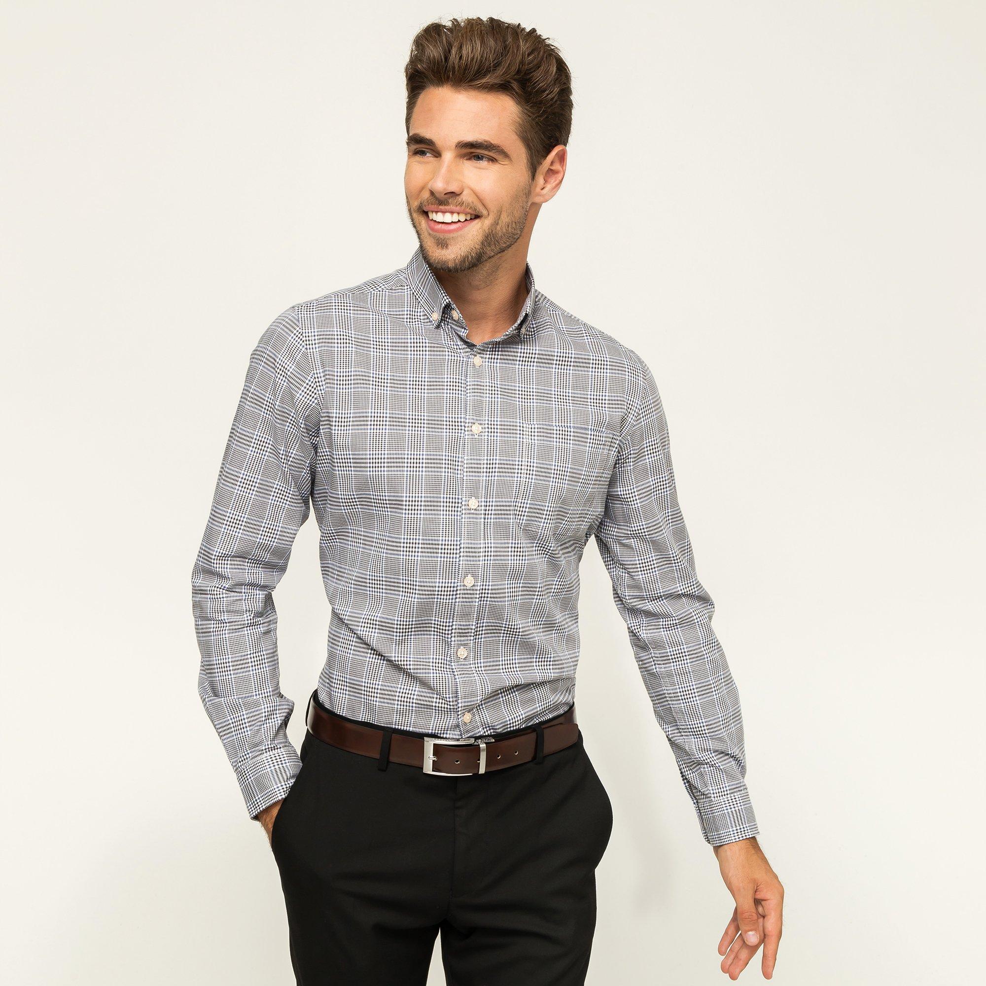 Manor Man Hemd,B-Ta,Mo-Fit,la Hemd mit Brusttasche, Modern Fit, langarm ...