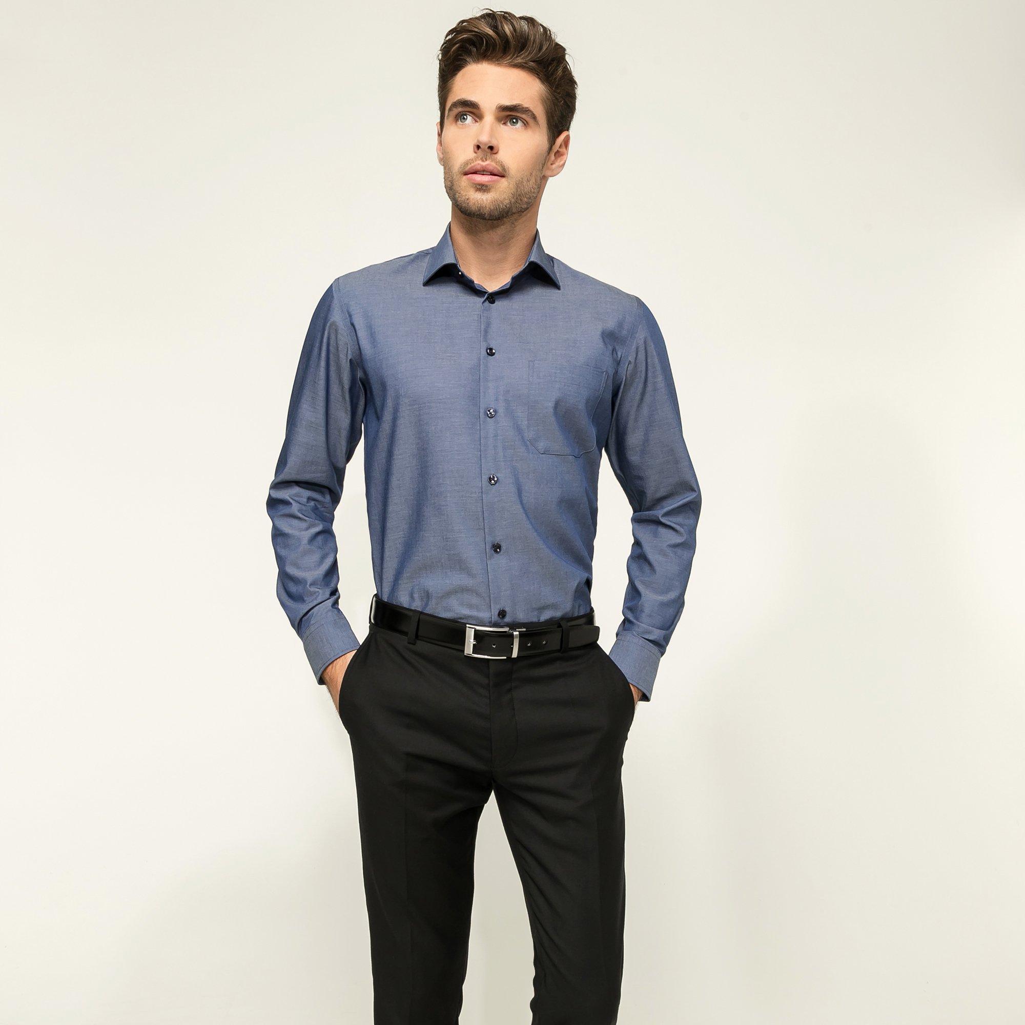 Manor Man Hemd mit Fliege Hemd, Classic Fit, langarm | online kaufen ...