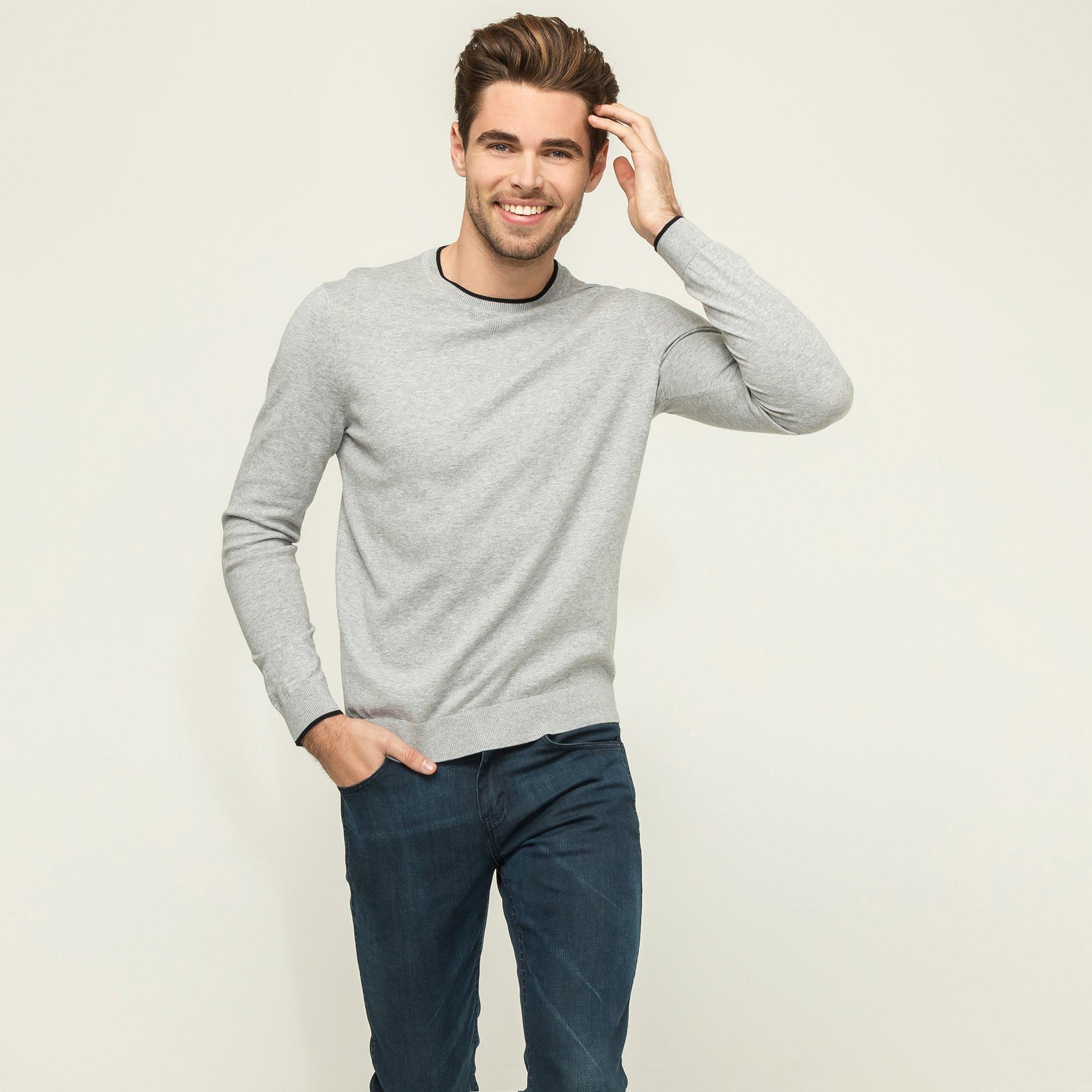 Manor Man Pullover, Classic Fit, langarm | online kaufen - MANOR