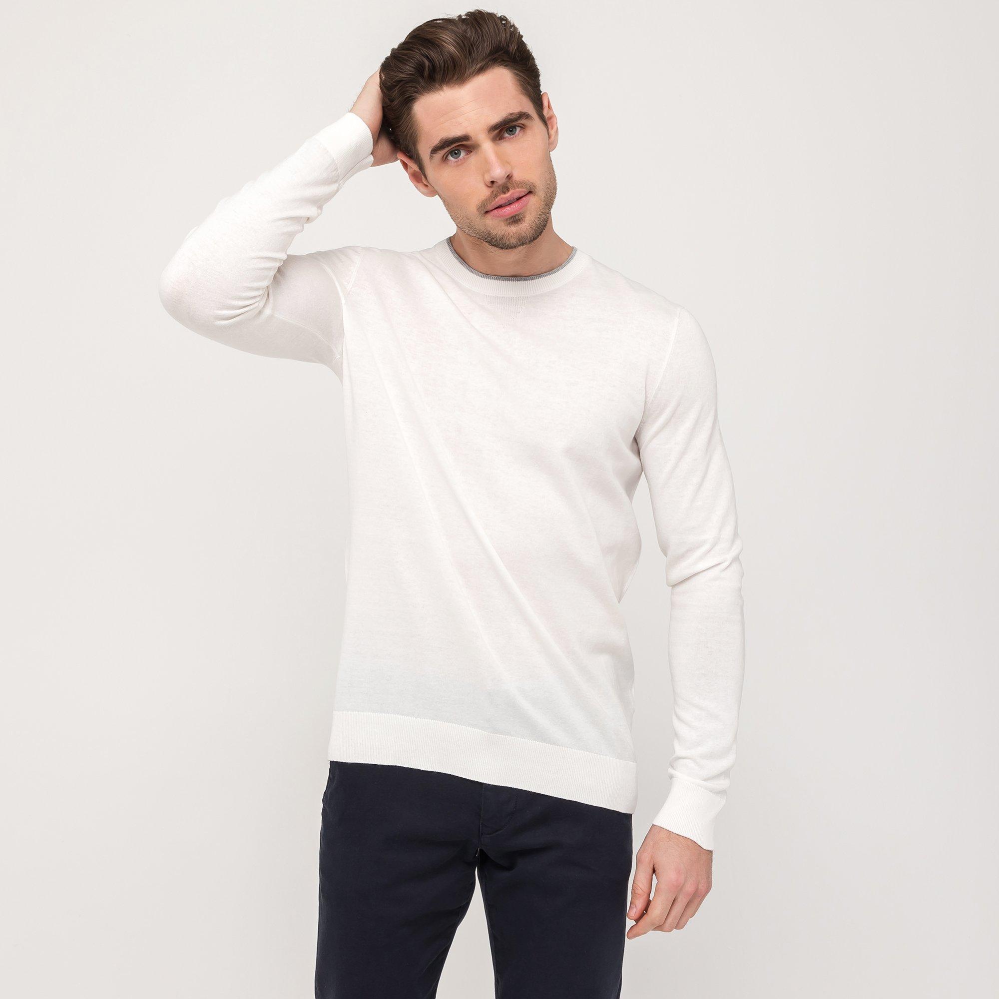 Manor Man Pullover, Rundhals, langarm | online kaufen - MANOR