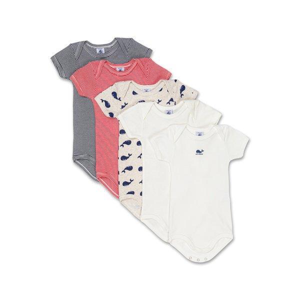 PETIT BATEAU LOT X5 BODY MC Multipack, Bodys, kurzarm | online kaufen ...