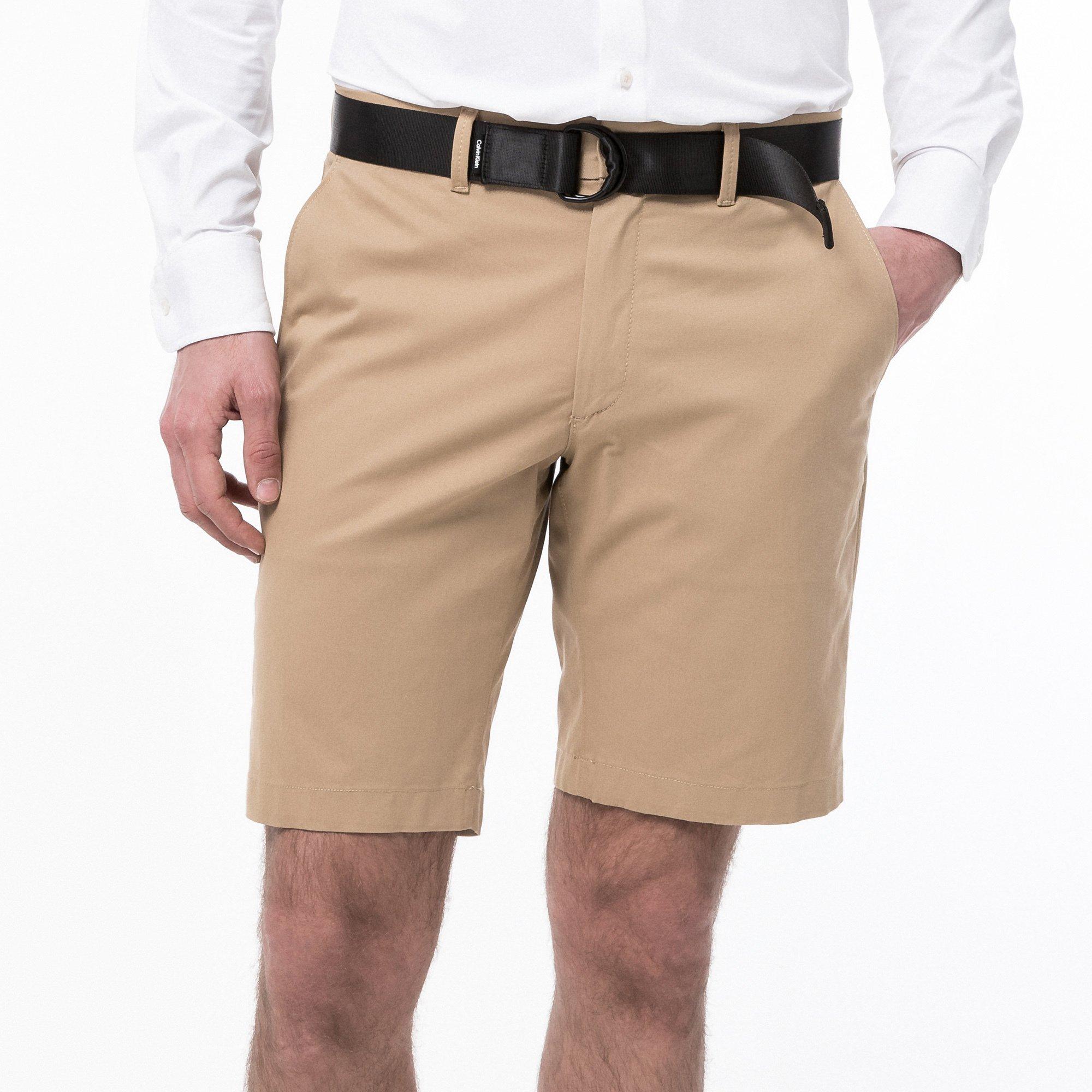 Calvin Klein Men MODERN TWILL SLIM SHORT BELT Shorts | online kaufen ...