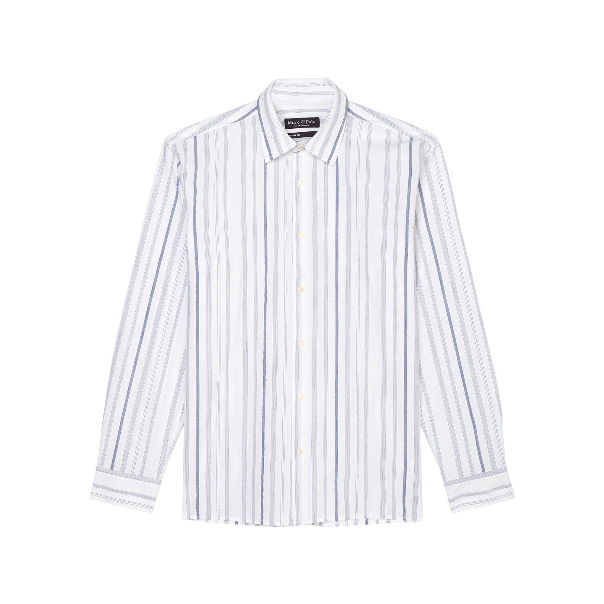 Marc O'Polo Kent collar,long sleeves,one chest pocket,slits at ...