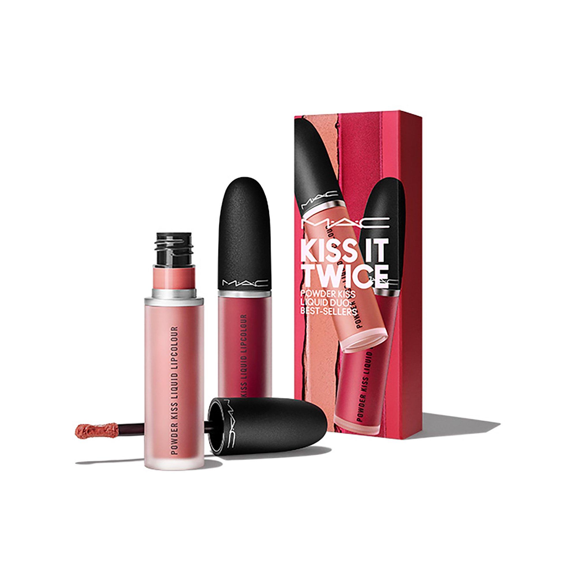 MAC Cosmetics Kiss It Twice Powder Kiss Liquid Duo Set Kiss It Twice ...