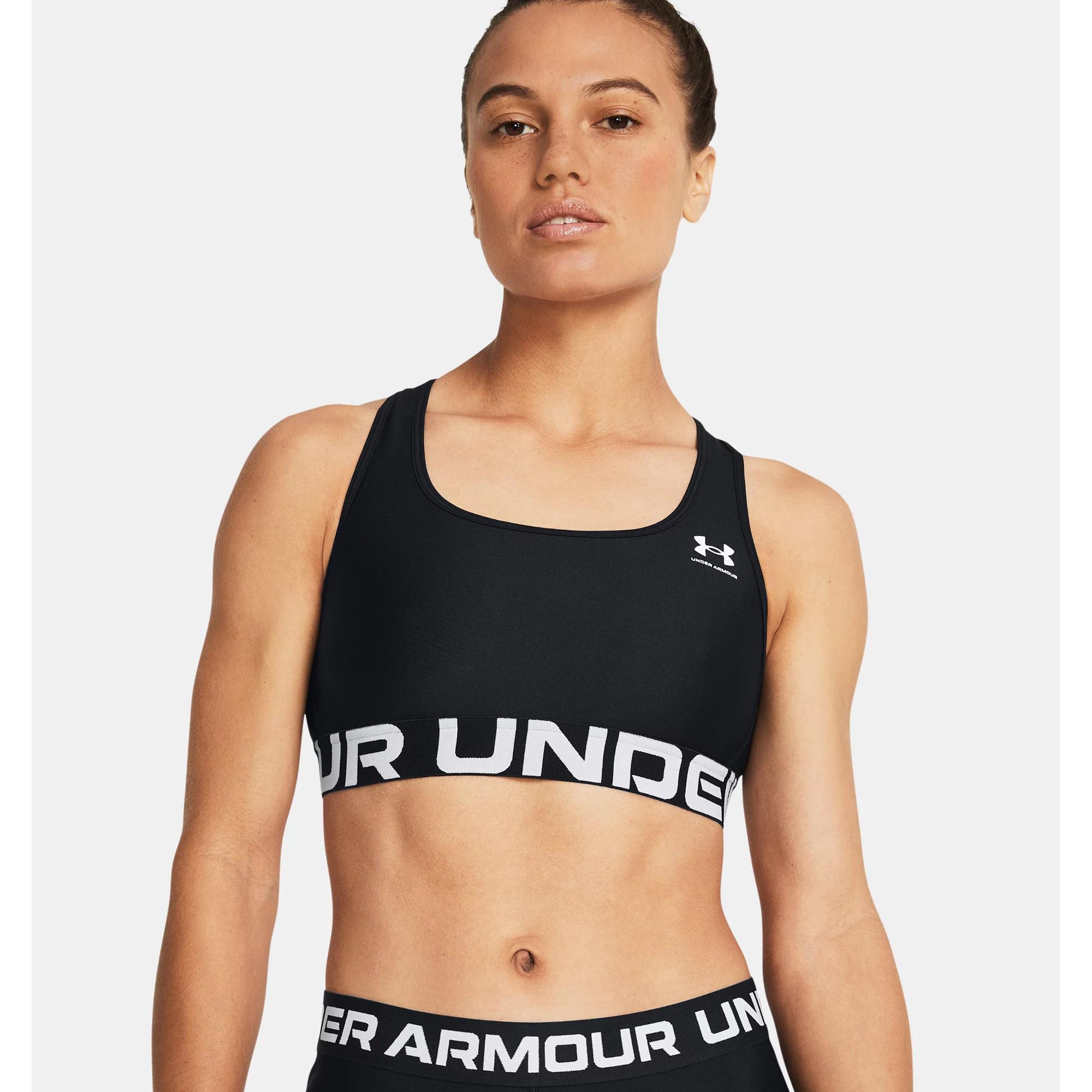 UNDER ARMOUR UA HG Authentics Mid Branded Sport-BH, Light Support ...