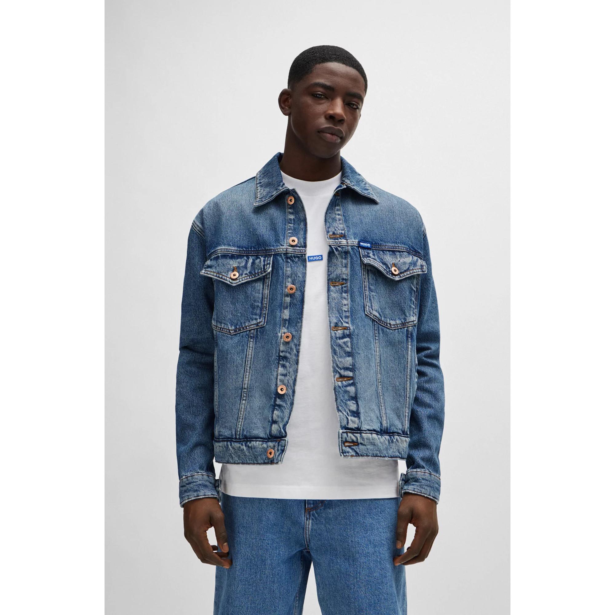 HUGO BLUE Dex 10259233 02 Veste en jeans avec boutons | acheter en ...