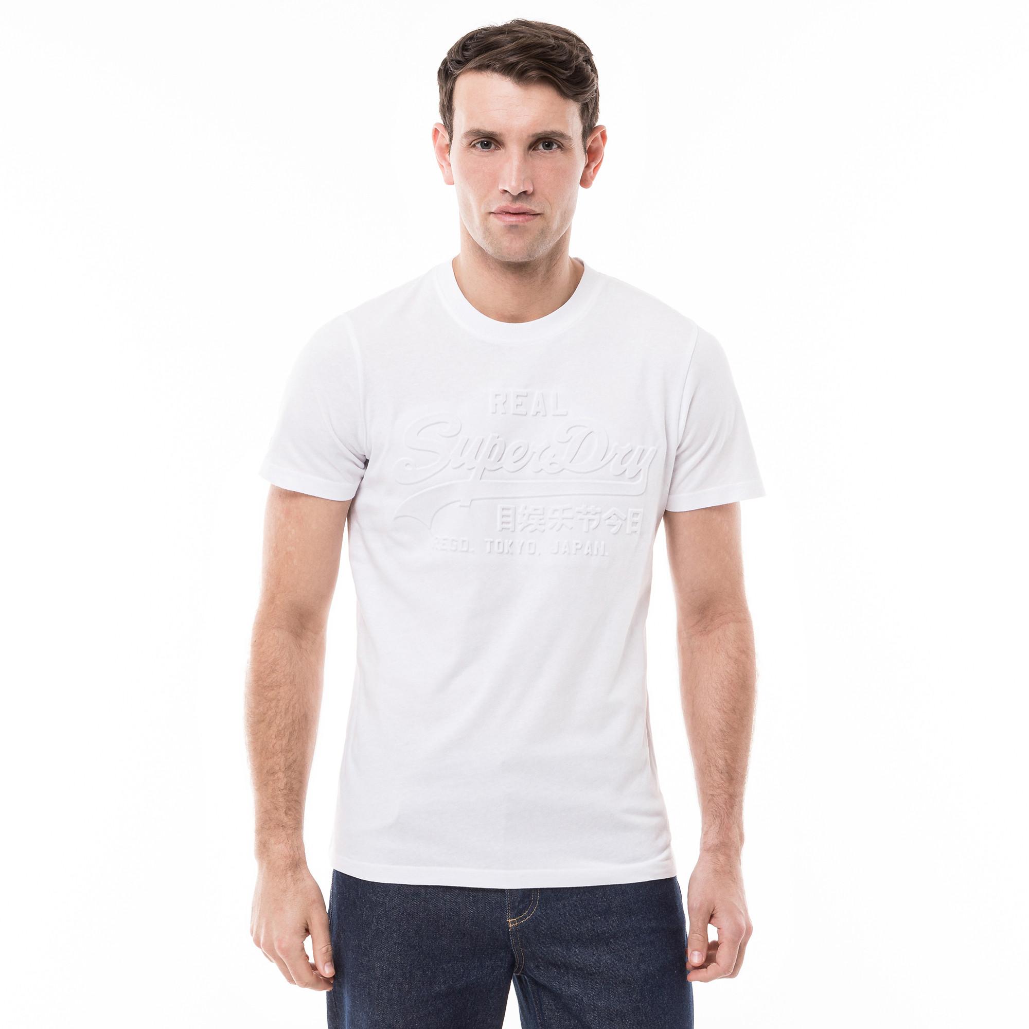 Superdry EMBOSSED VL T SHIRT T-shirt | acheter en ligne - MANOR