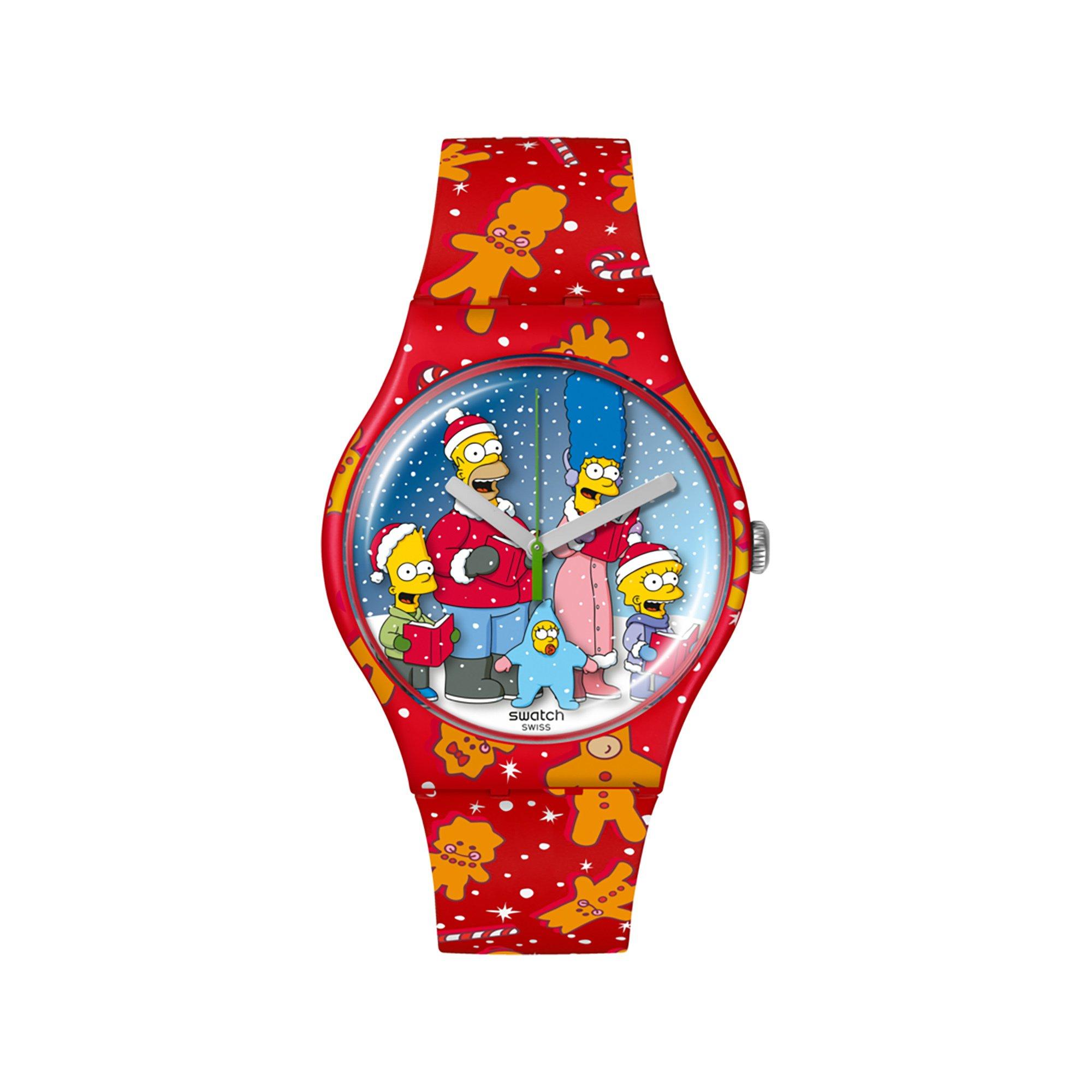 swatch The Simpsons WONDROUS WINTER WONDERLAND Analoguhr | online ...