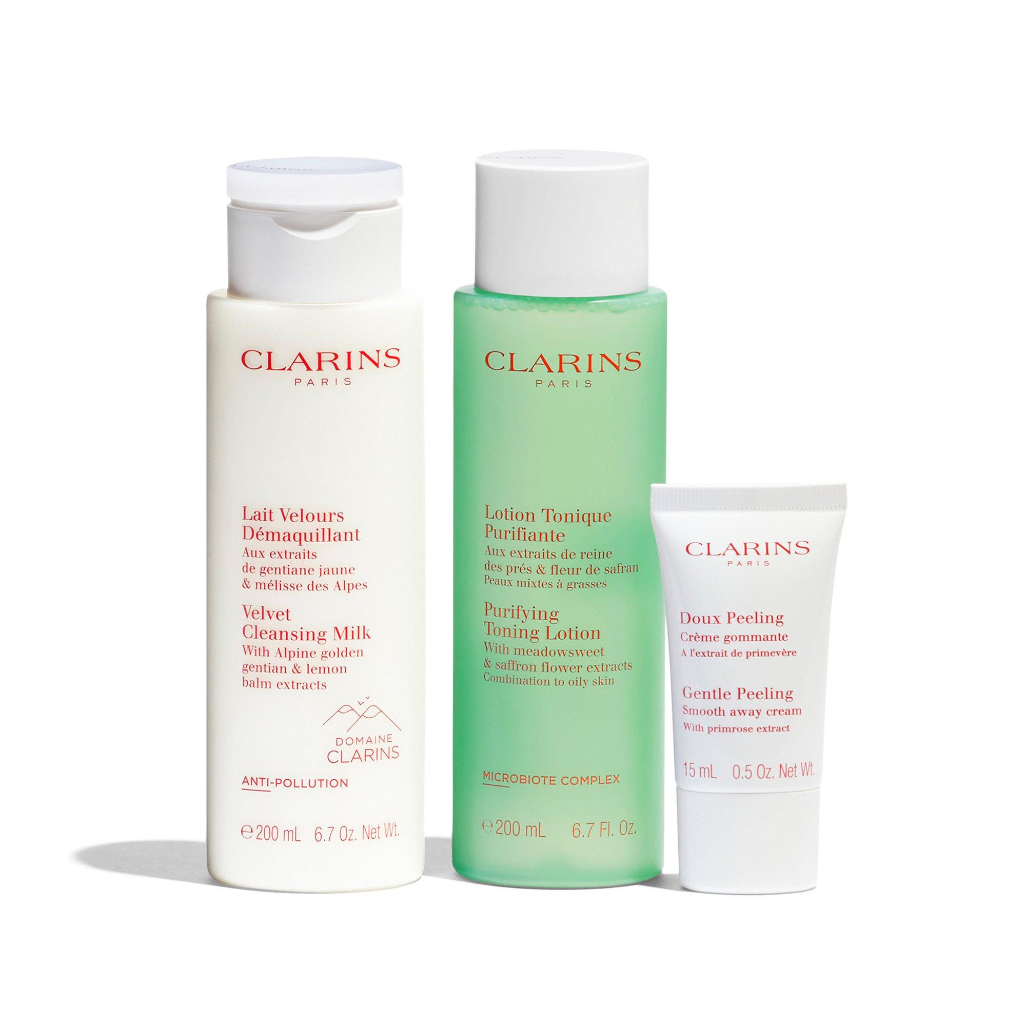 CLARINS VALUE PACK My cleansing essentials - combination to oily skin ...