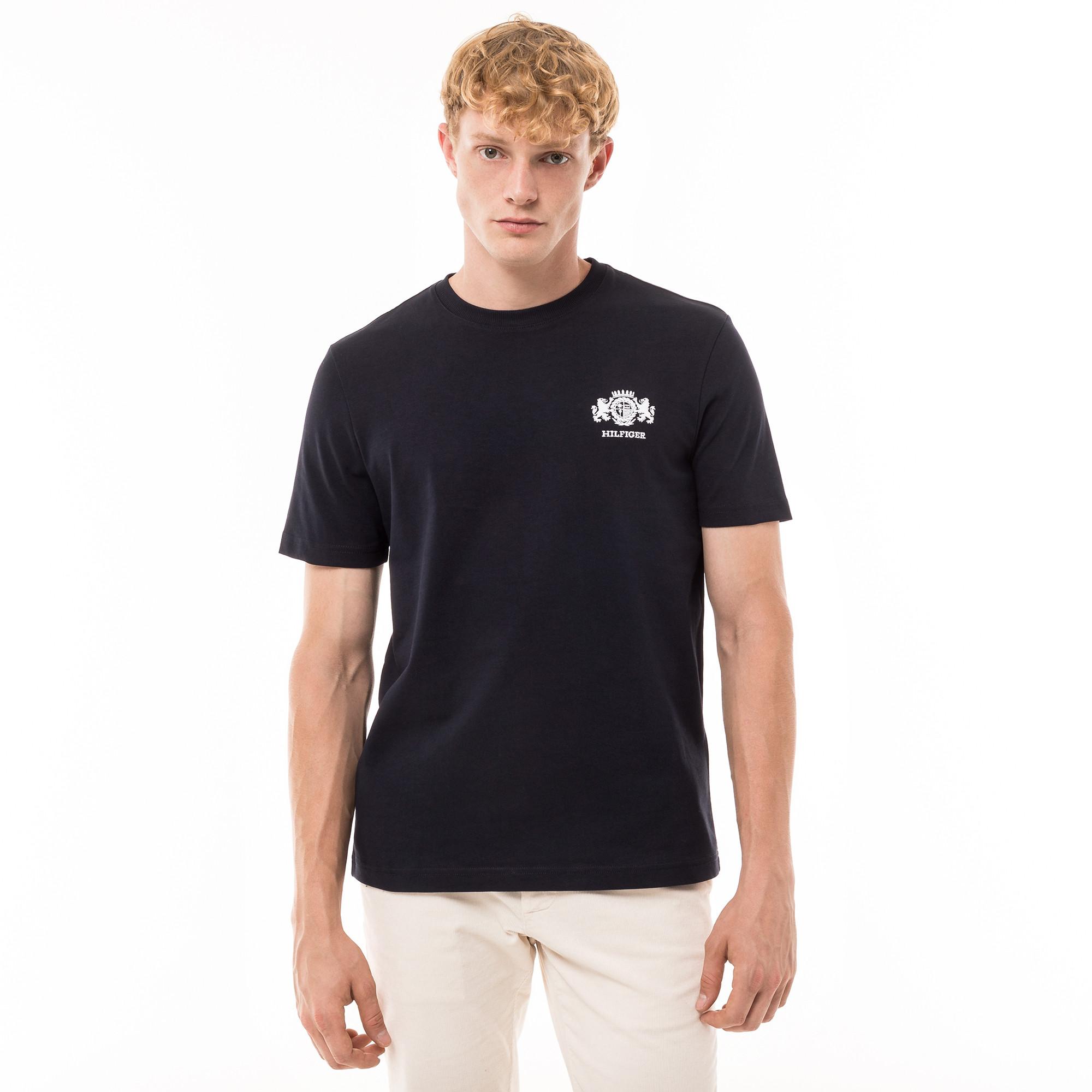 TOMMY HILFIGER SMALL CREST EMBRO TEE T-shirt | acheter en ligne - MANOR