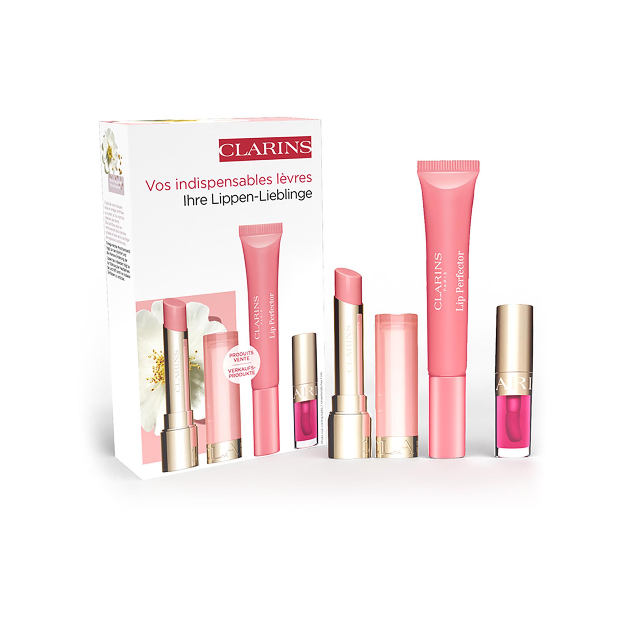 CLARINS LIP BAUME Coffret Baume à lèvres & Embellisseur à lèvres ...