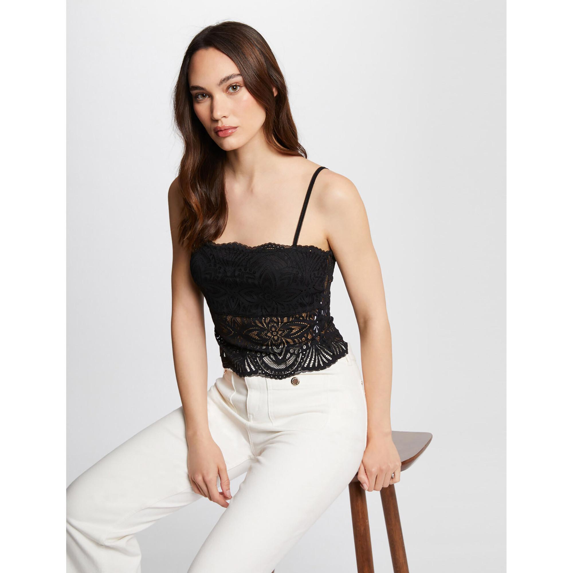 MORGAN Tank Top mit Spitze | online kaufen - MANOR