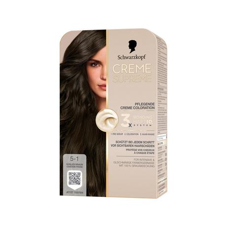 Creme Supreme Coloration 5-1 Brun froid | acheter en ligne - MANOR