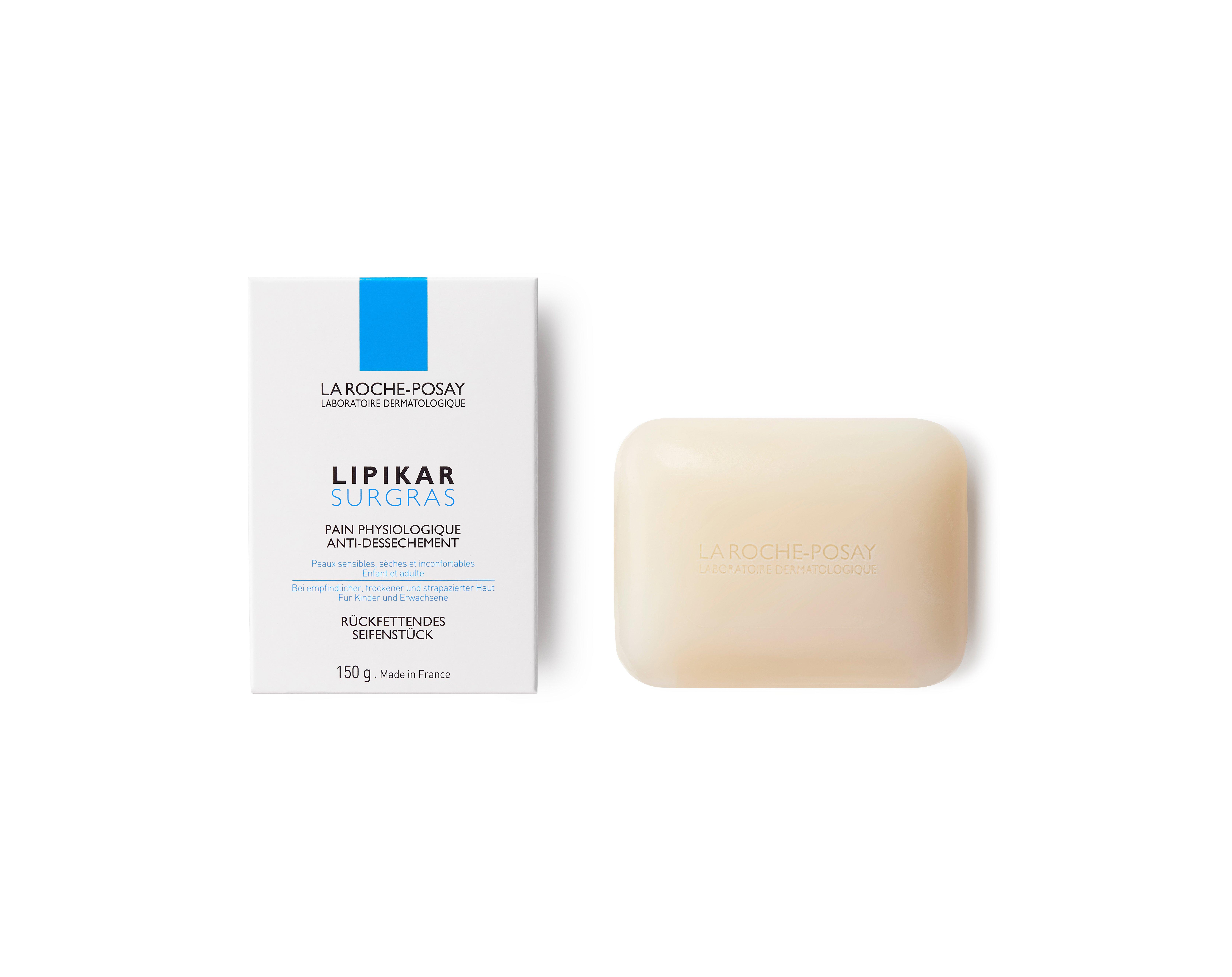 LA ROCHE POSAY Lipikar surgras savon Lipikar Surgras Seifenstück ...