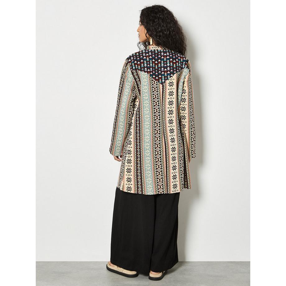 Veste bohème en tapisserie L | MANOR