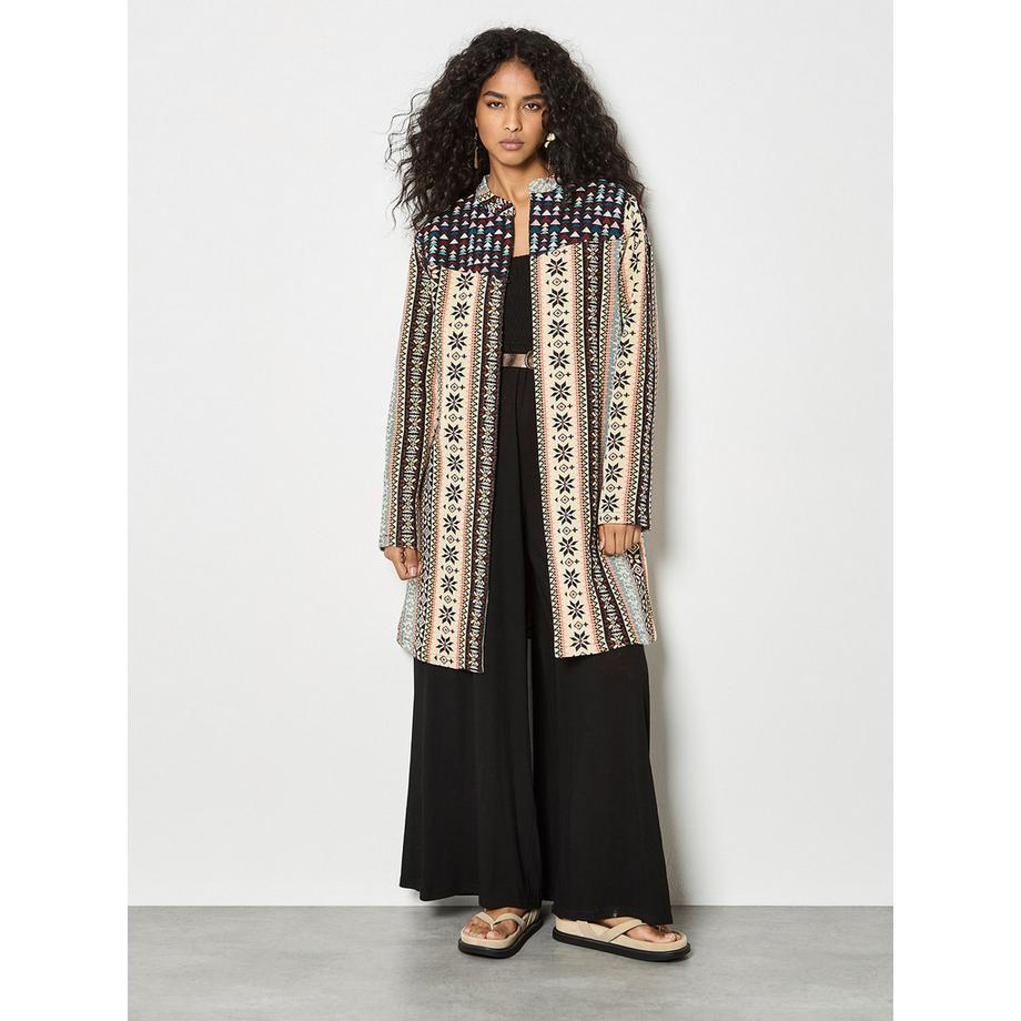 Veste bohème en tapisserie L | MANOR
