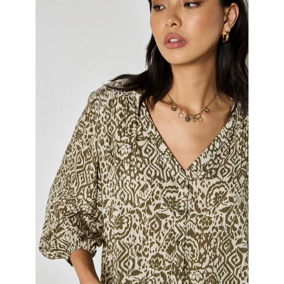 Blouse ikat chatoyante XL | MANOR